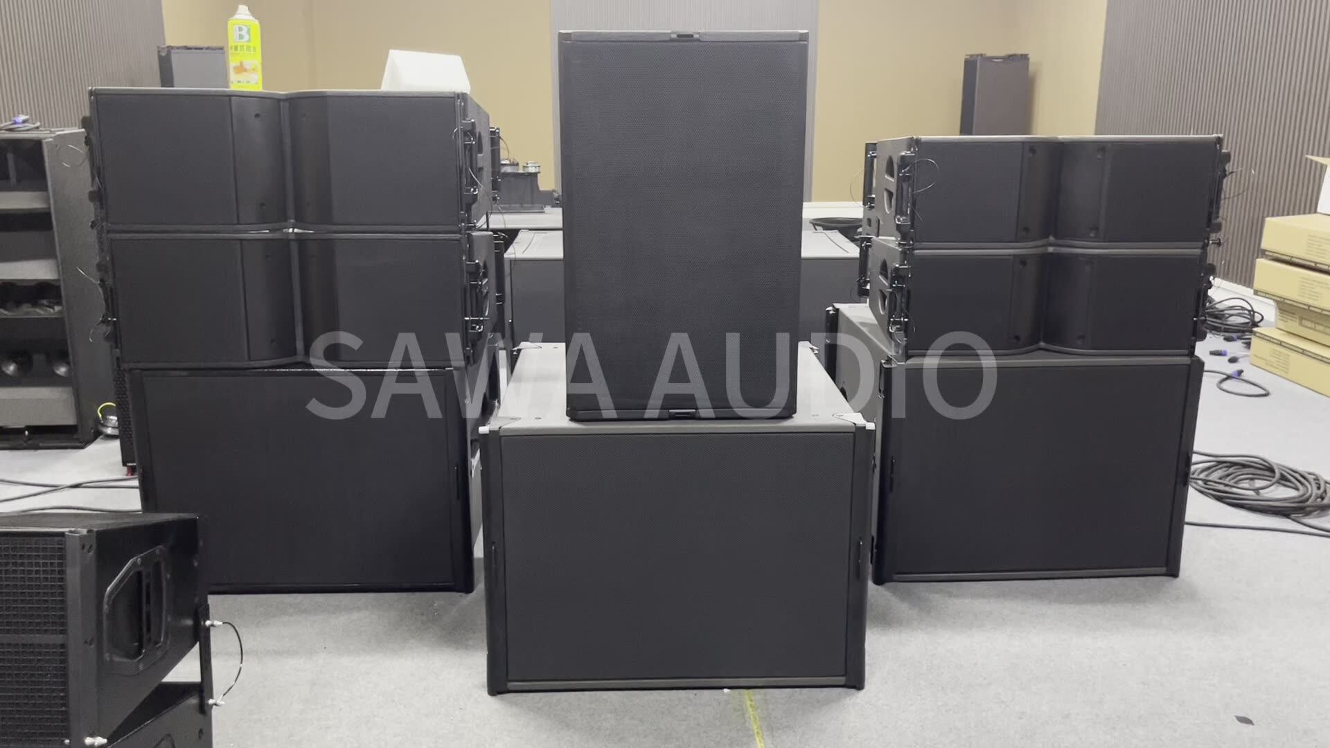 T24n Dual 12'' Powerful Pa System Tw Audio Active Line Array Speakers ...