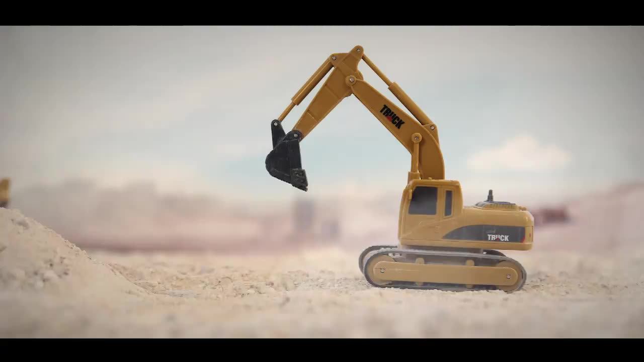 Simulation Diecast Model 1:87 Construction Truck Alloy Material Handler ...