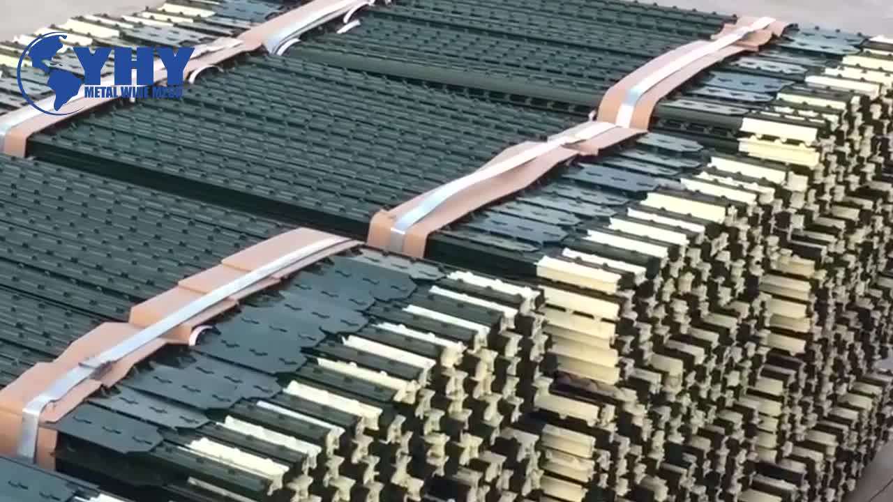 Farm Used Metal T Bar Green Painted Steel Fence Post For Sale - Buy ...