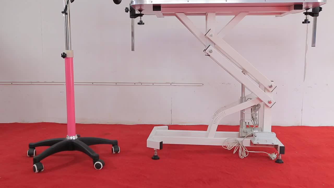 New Design Round Led Electric Large Lifting Pet Dog Grooming Table With ...