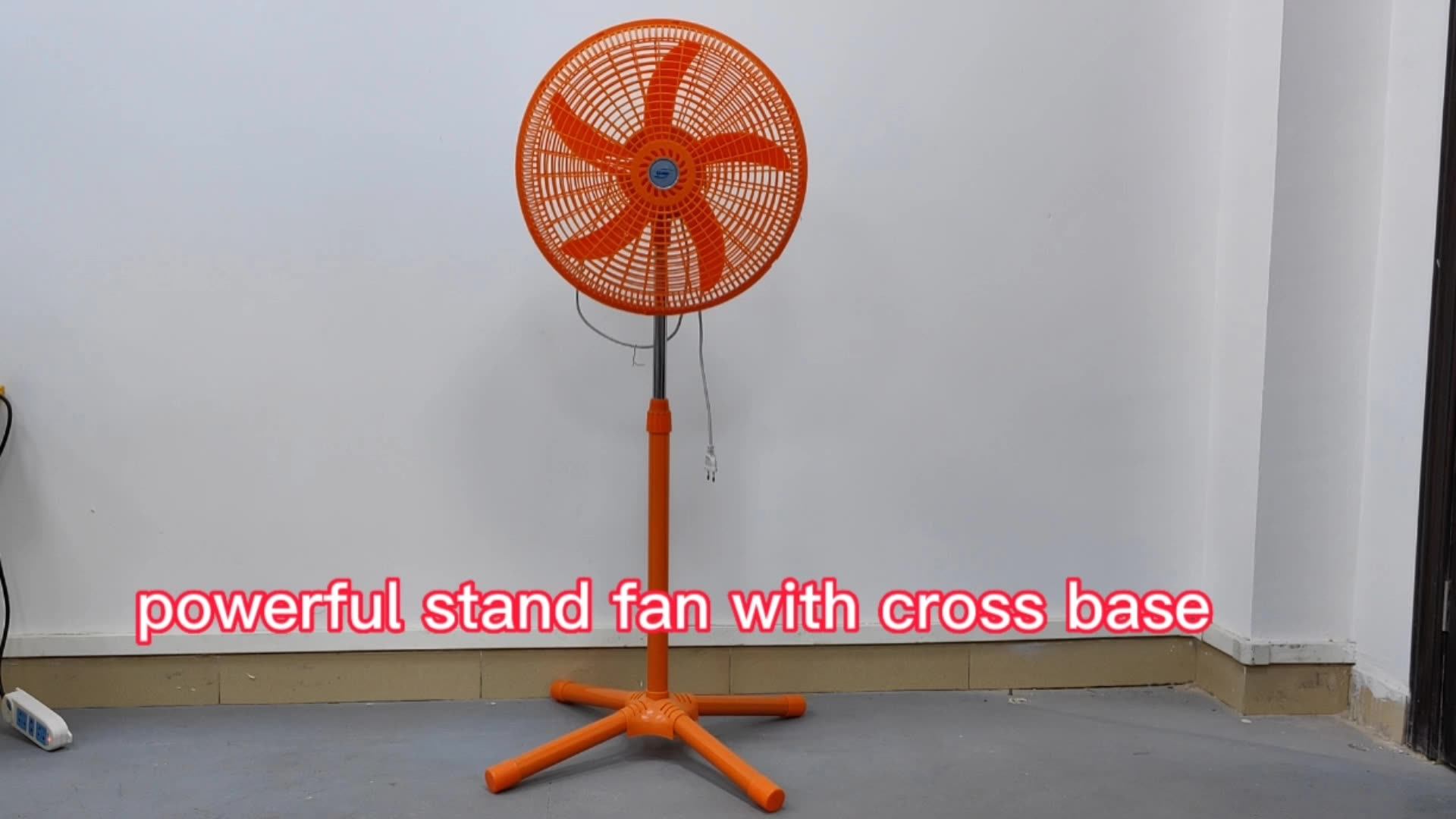 Ramko Powerful Stand Fan With Cross Base 18 Inch Colorful Pedestal Fan ...