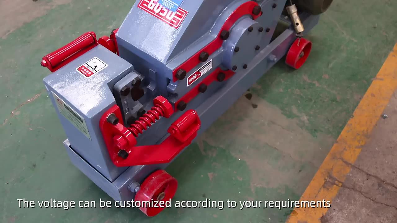 Reinformed Deformed Gq50 Automatic Electric Rebar Cutter Thread Steel ...