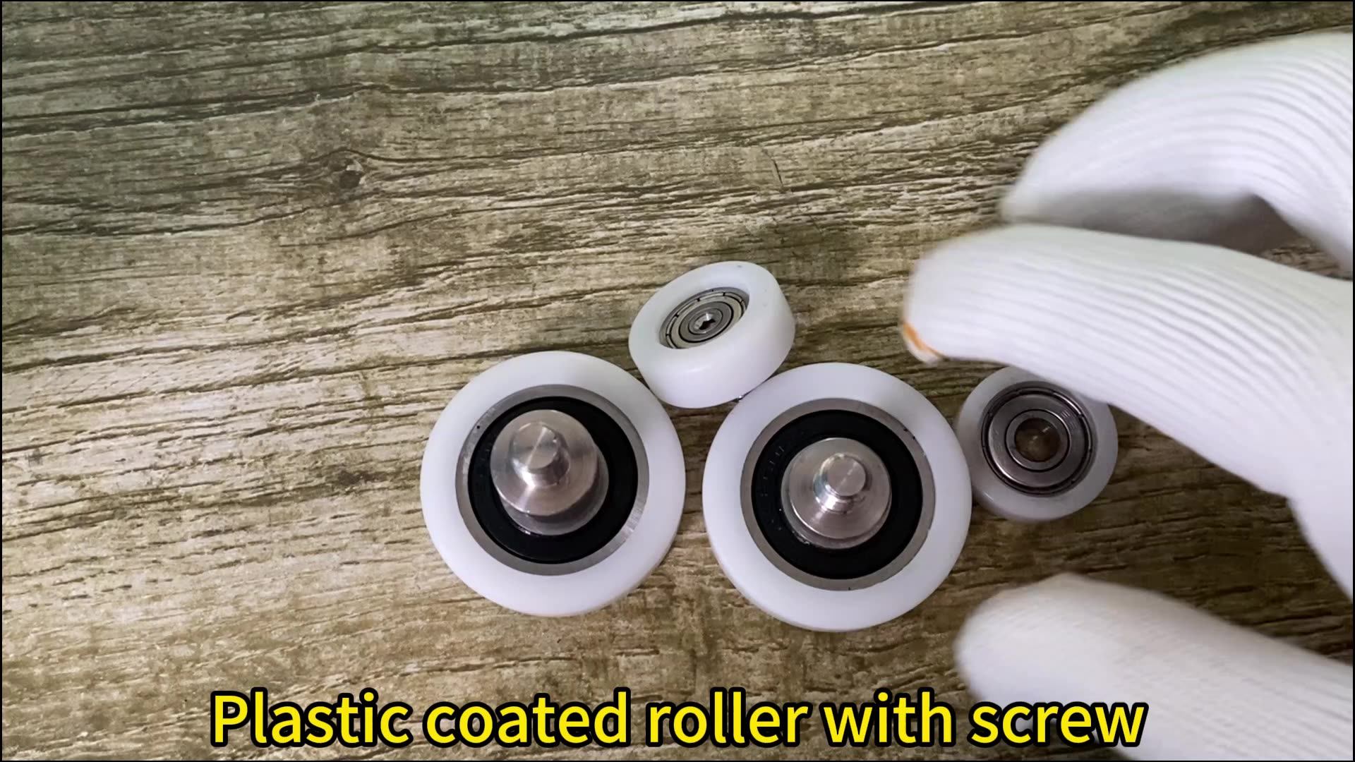Screw Plastic Roller Wheel Bs60518-5c1l6m4 5x18x5mm Pulley Wheels With ...