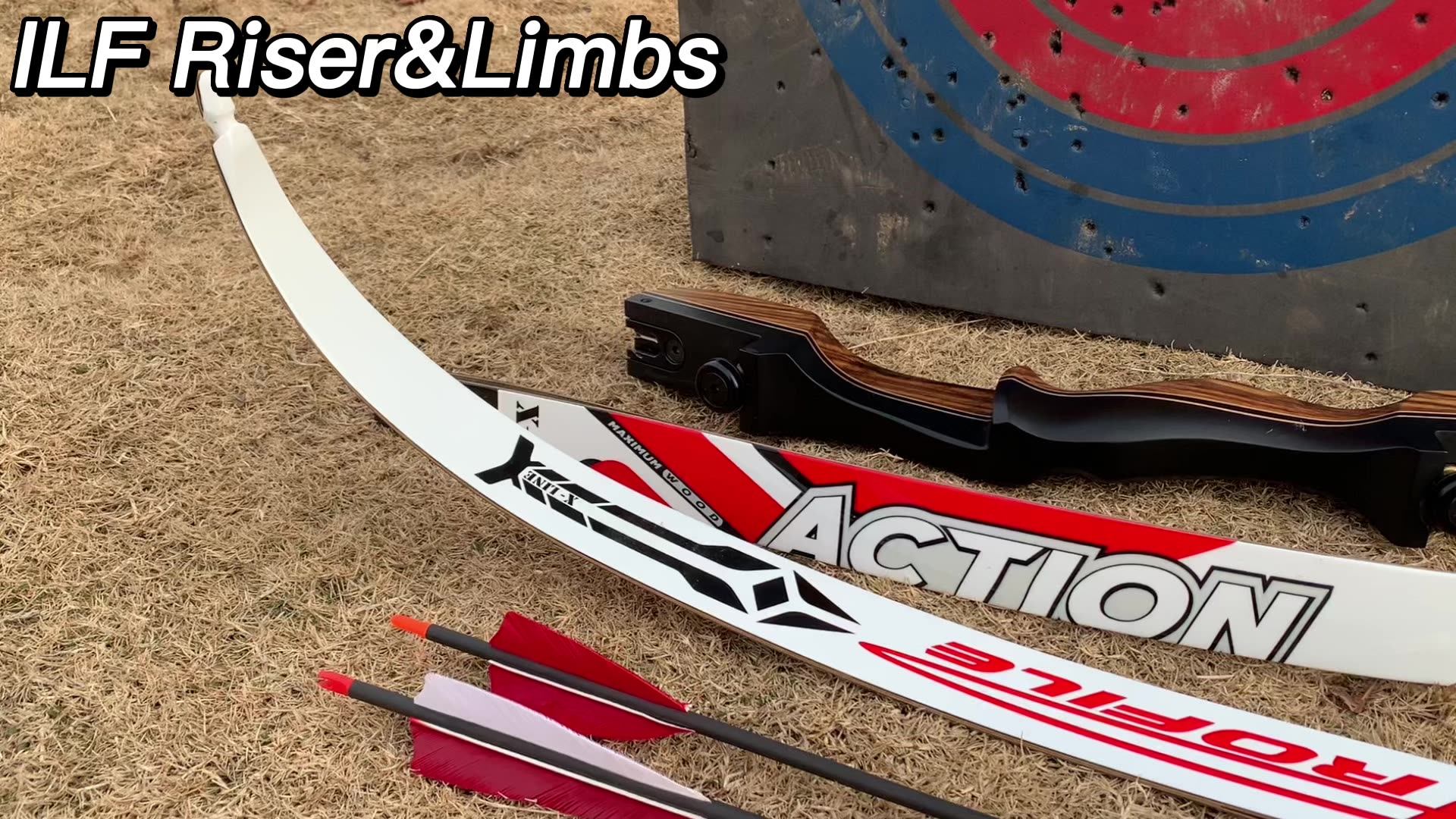 Archery Wooden Black Takedown Recurve Riser For Diy Hunting Bows Ilf ...