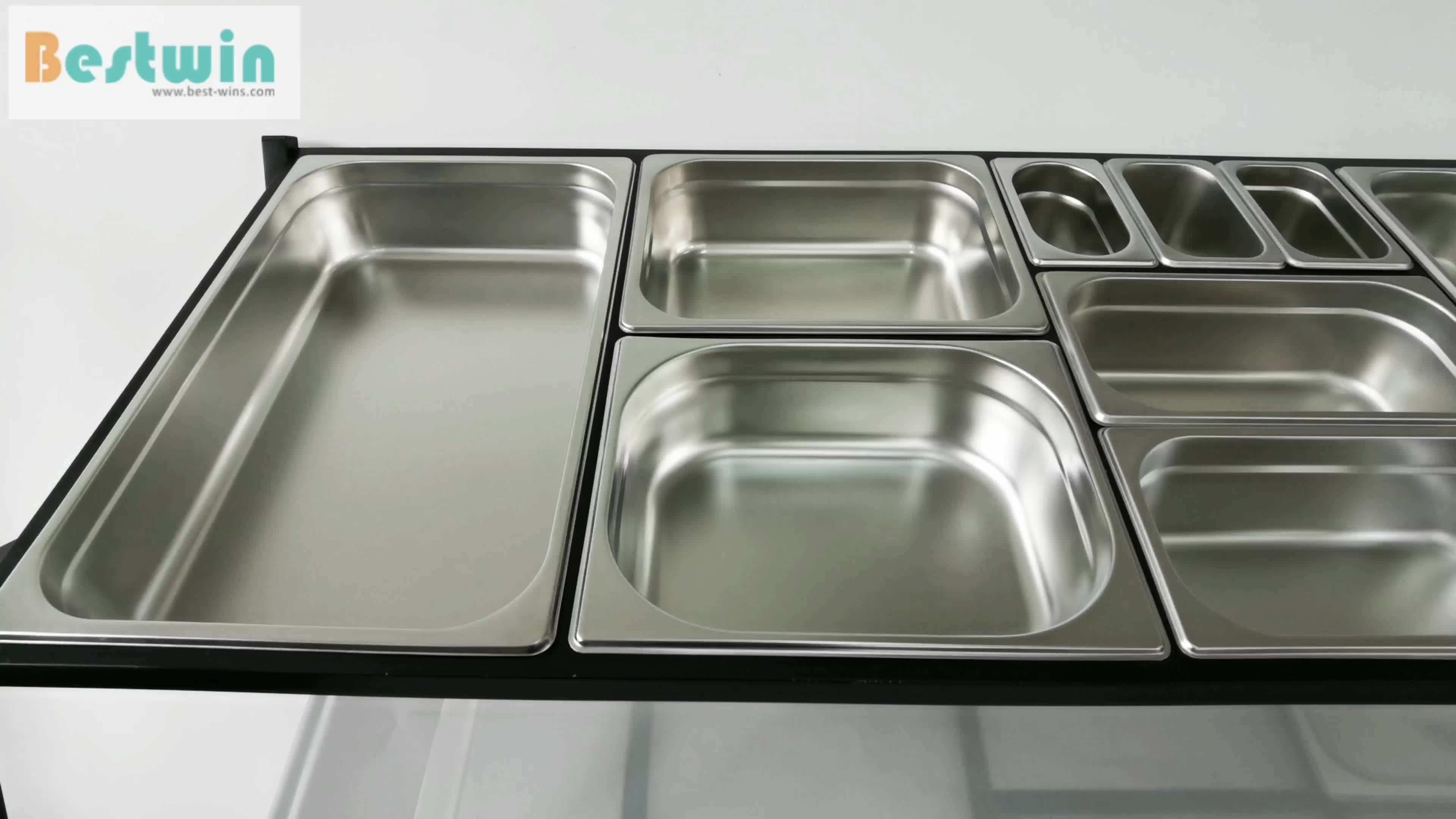 Pressure Relief Stainless Steel Hotel Food Gn Pan Gastronorm Container ...