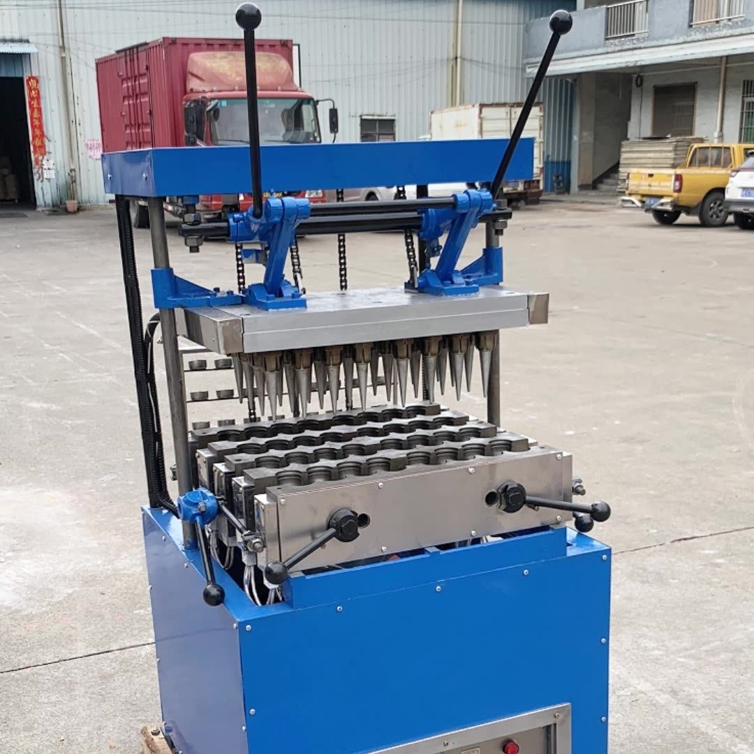 Roller Manual Wafer Semi Bake Maker Biscuit Automatic India Waffle Sale ...