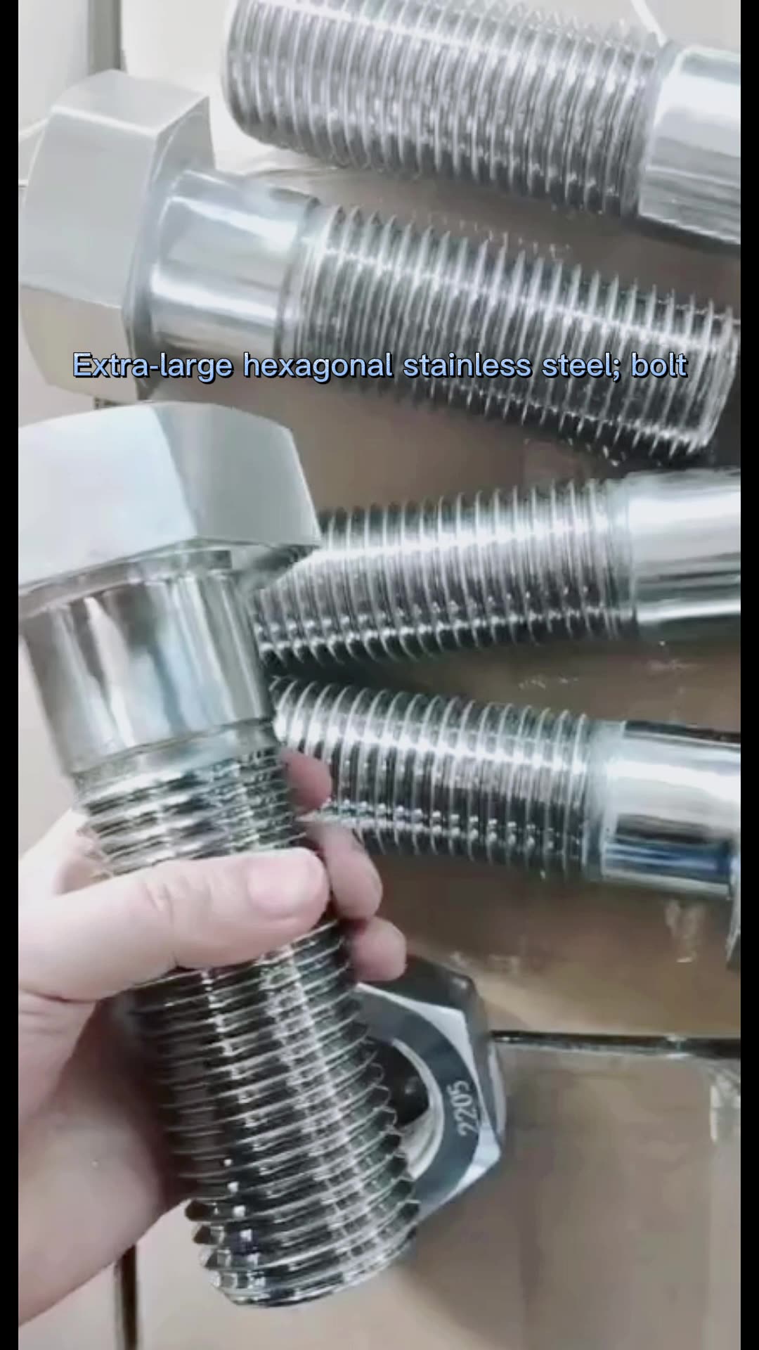 Din933 Full Thread Stainless Steel Outer Hexagon Bolts A2-70 A4-80 M12*58mm M26 Hex Head Bolt ...