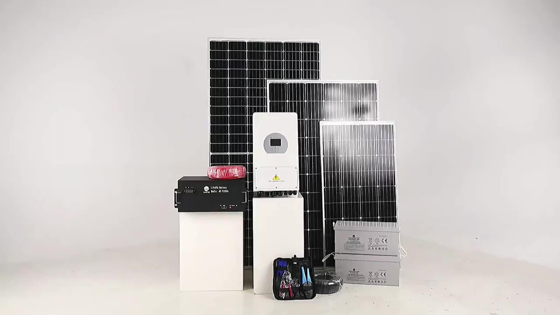 Complete Set Solar Energy System 5kw Hybrid Off Grid Solar Panel System ...