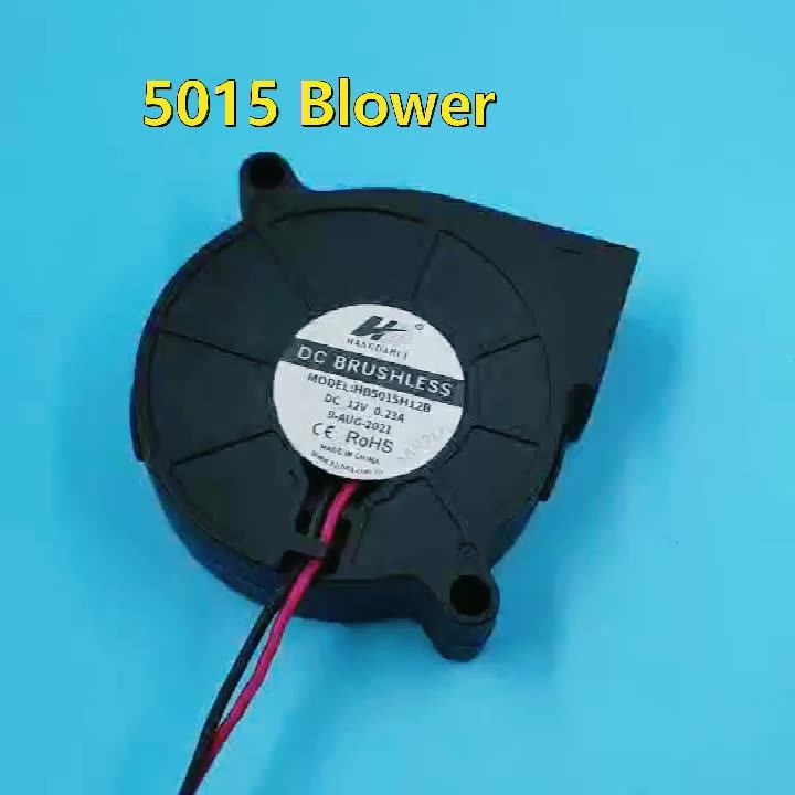Zihangdahui 5015 50mm Micro Dc Fan Blower 5v 50*50*15mm High Velocity ...