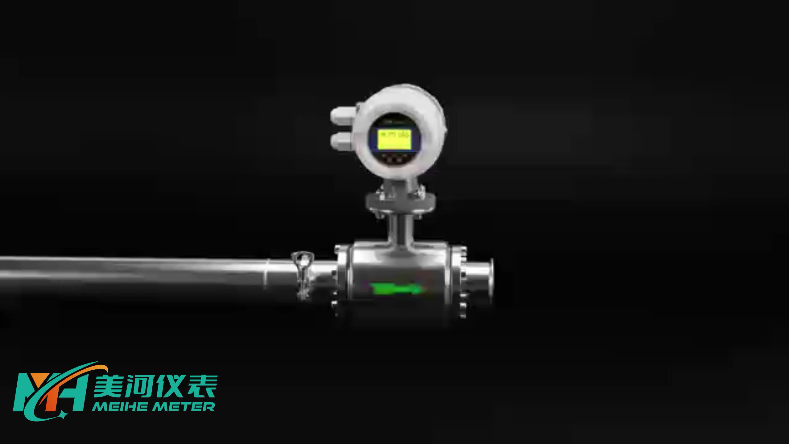 Tri-clamp Flow Meter Pulse Output Water Flowmeter Food-grade ...