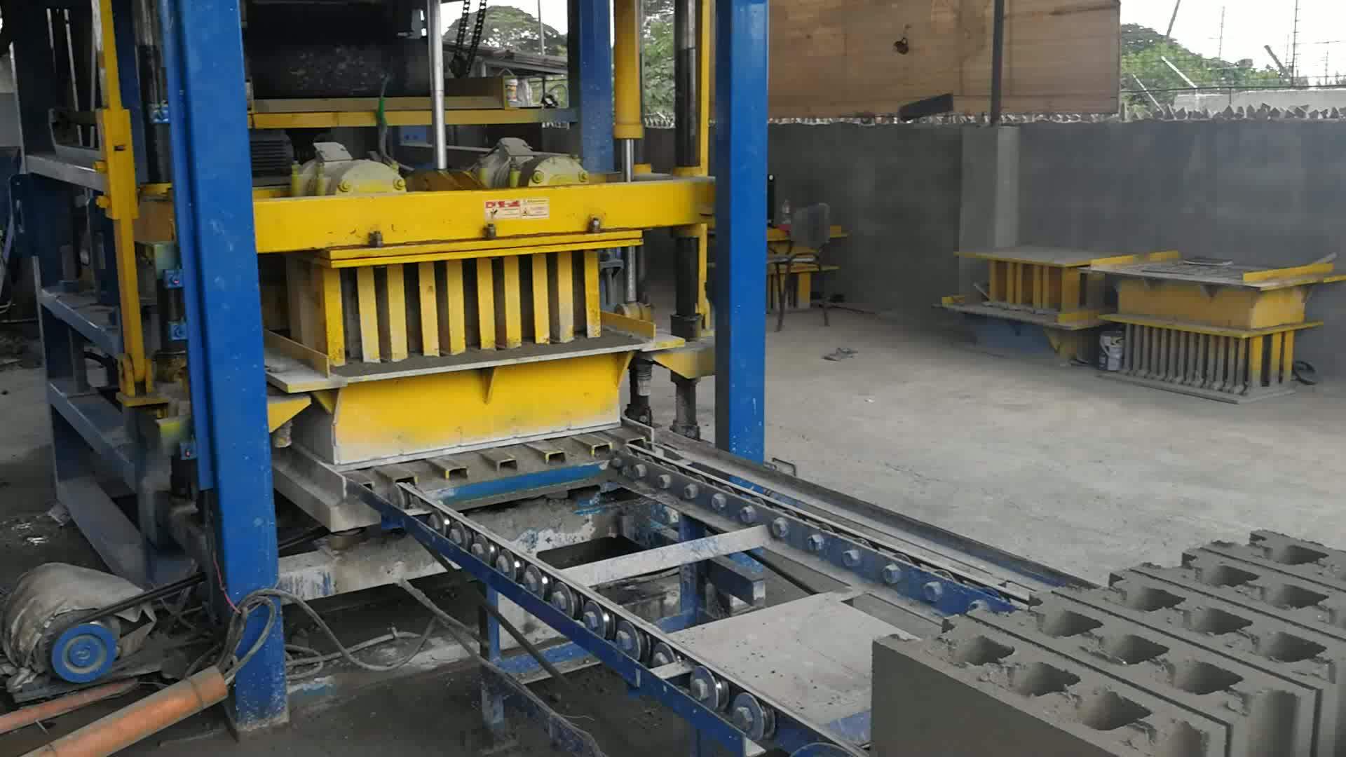 Qty4-25 Automatic Hollow Block Making Machine,Cement Block Machine,Sand ...