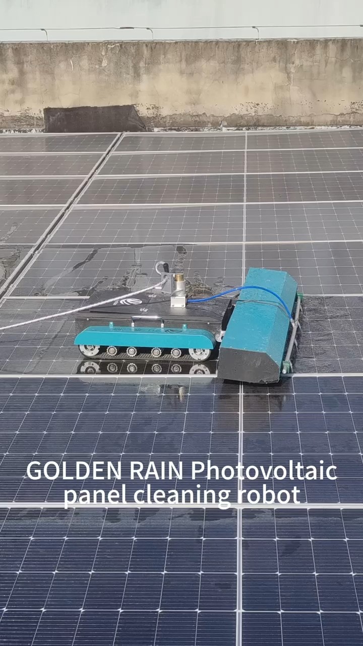 Crawler Type Solar Cleaning Robot,Improve The Efficiency Of The ...