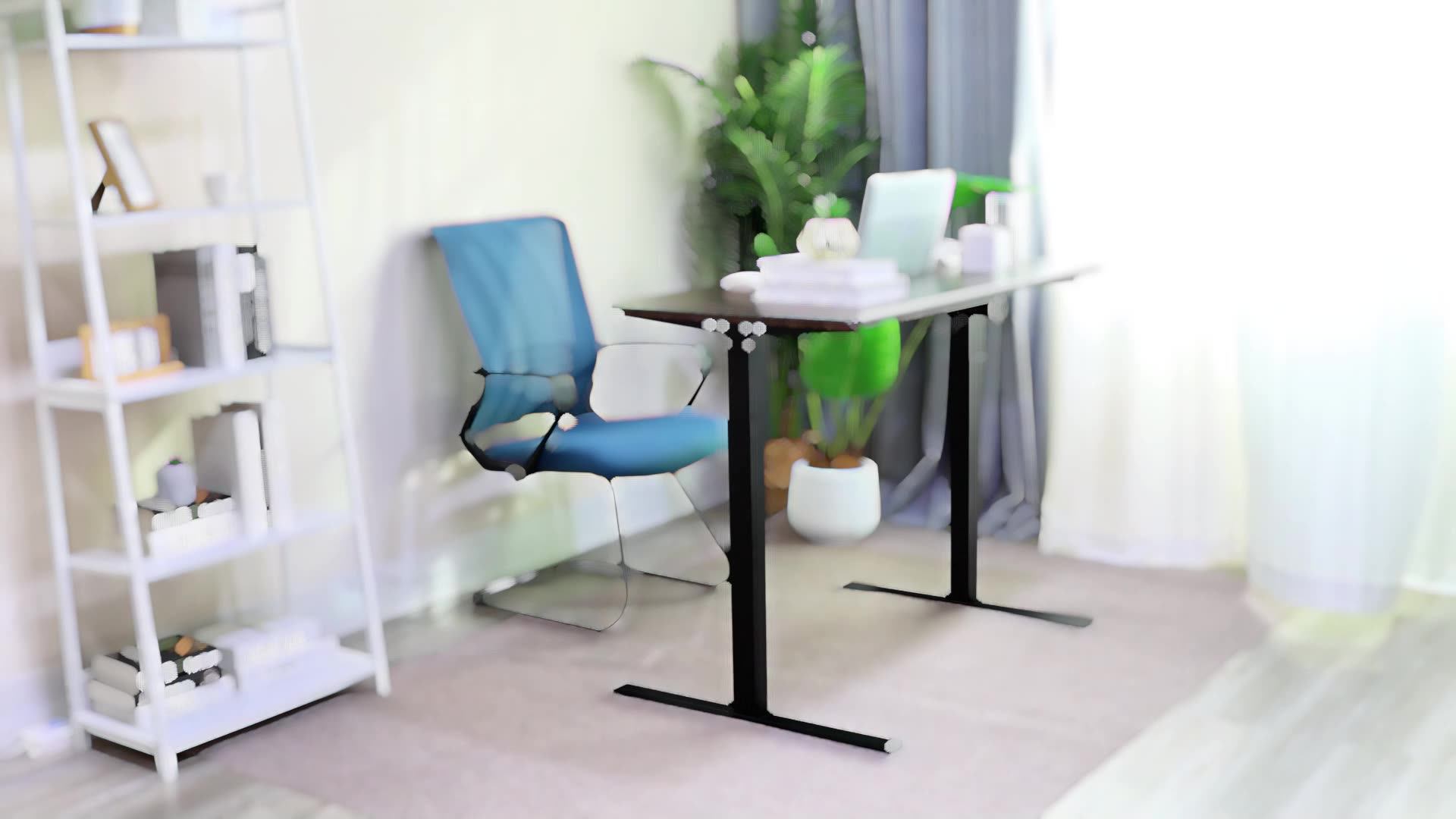 Modern Adjustable Metal Computer Table Portable Office Stand Up ...