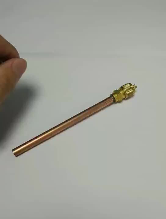 Customized Size Brass Pin Refrigeration Air Conditioner Copper Charging ...