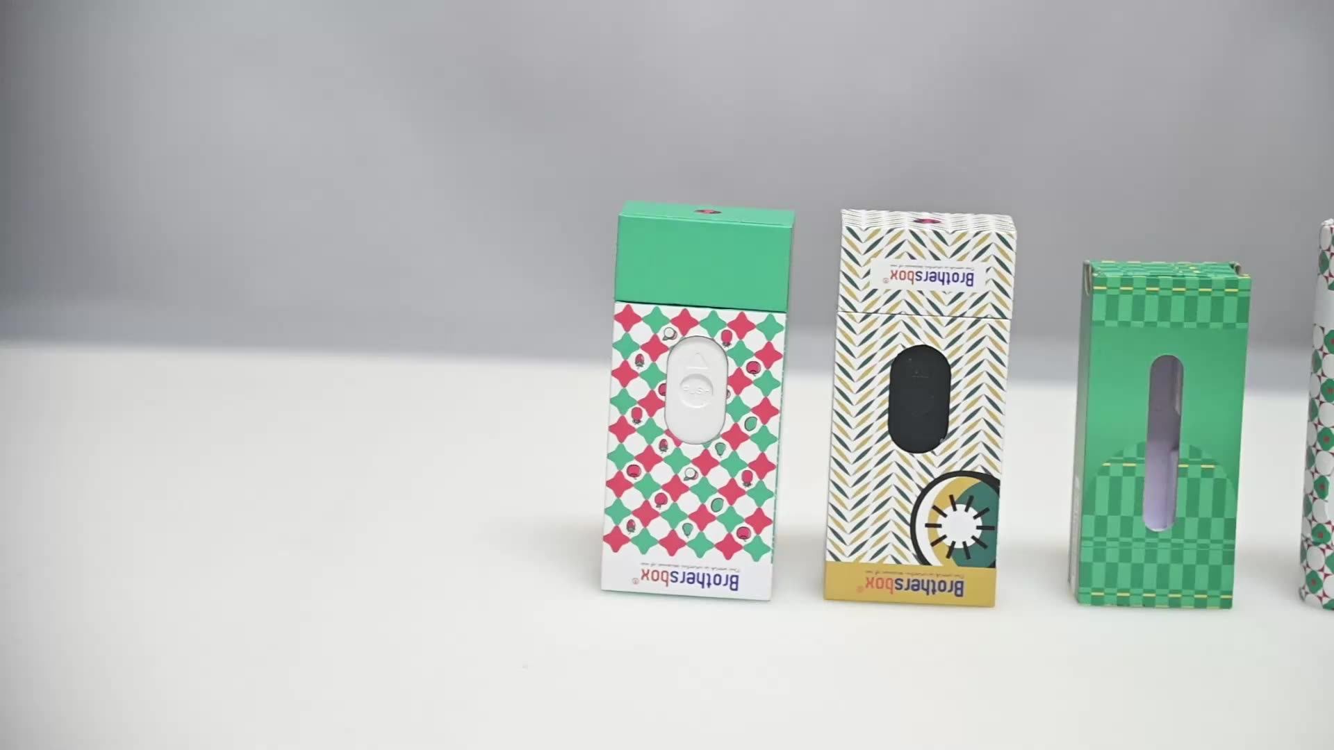 Wholesale Custom Printing Pre Roll Cardboard Luxury Blank Cigarette Boxes For Cigars Tobacco ...