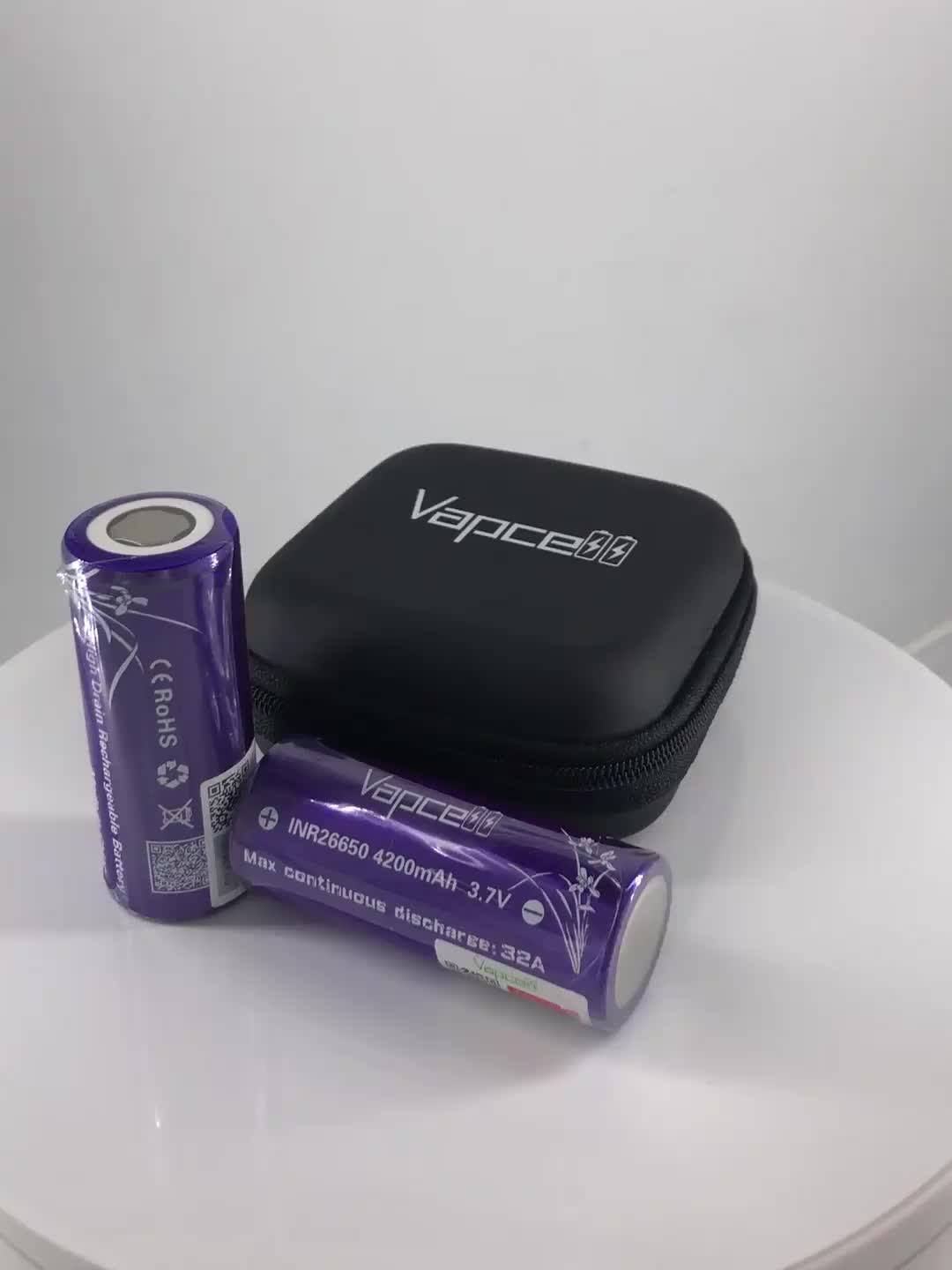 Vapcell Inr26650 4200mah 32a 3.7v Lithium Cell Rechargeable Battery For ...
