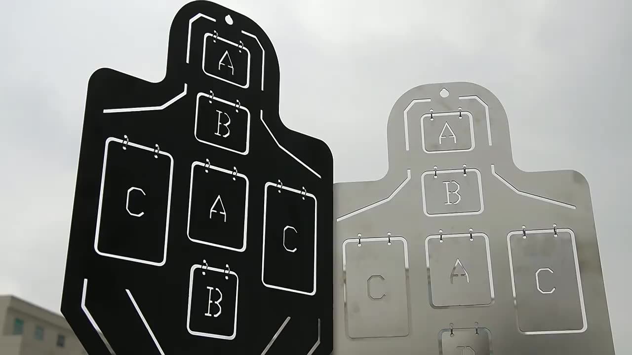 Stainless Steel Metal Shooting Target Soft Bullet Gun Accessories Toy ...