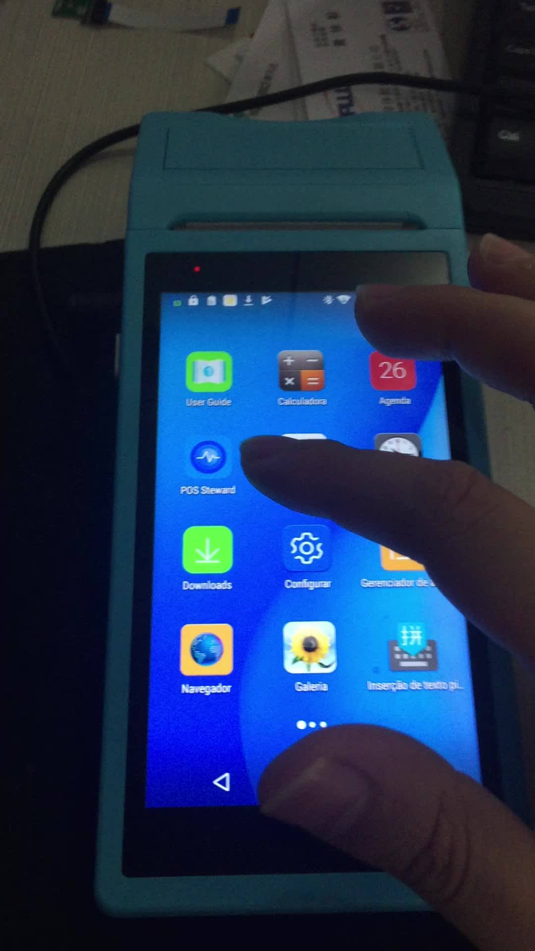 Jp-a5 Mobile Android Handheld Pos Barcode Scanner Terminal Pda With ...