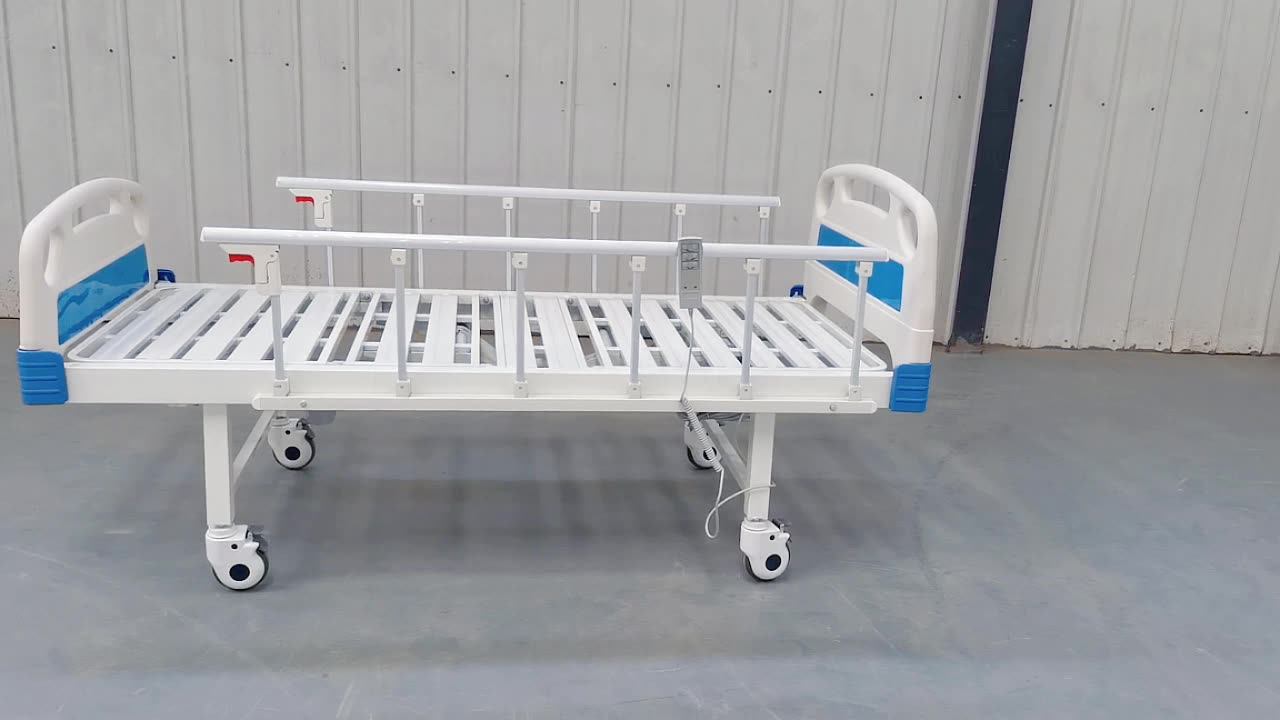 Manual Hospital Bed Semi Fowler Metal Hospital Furniture 1 Function ...