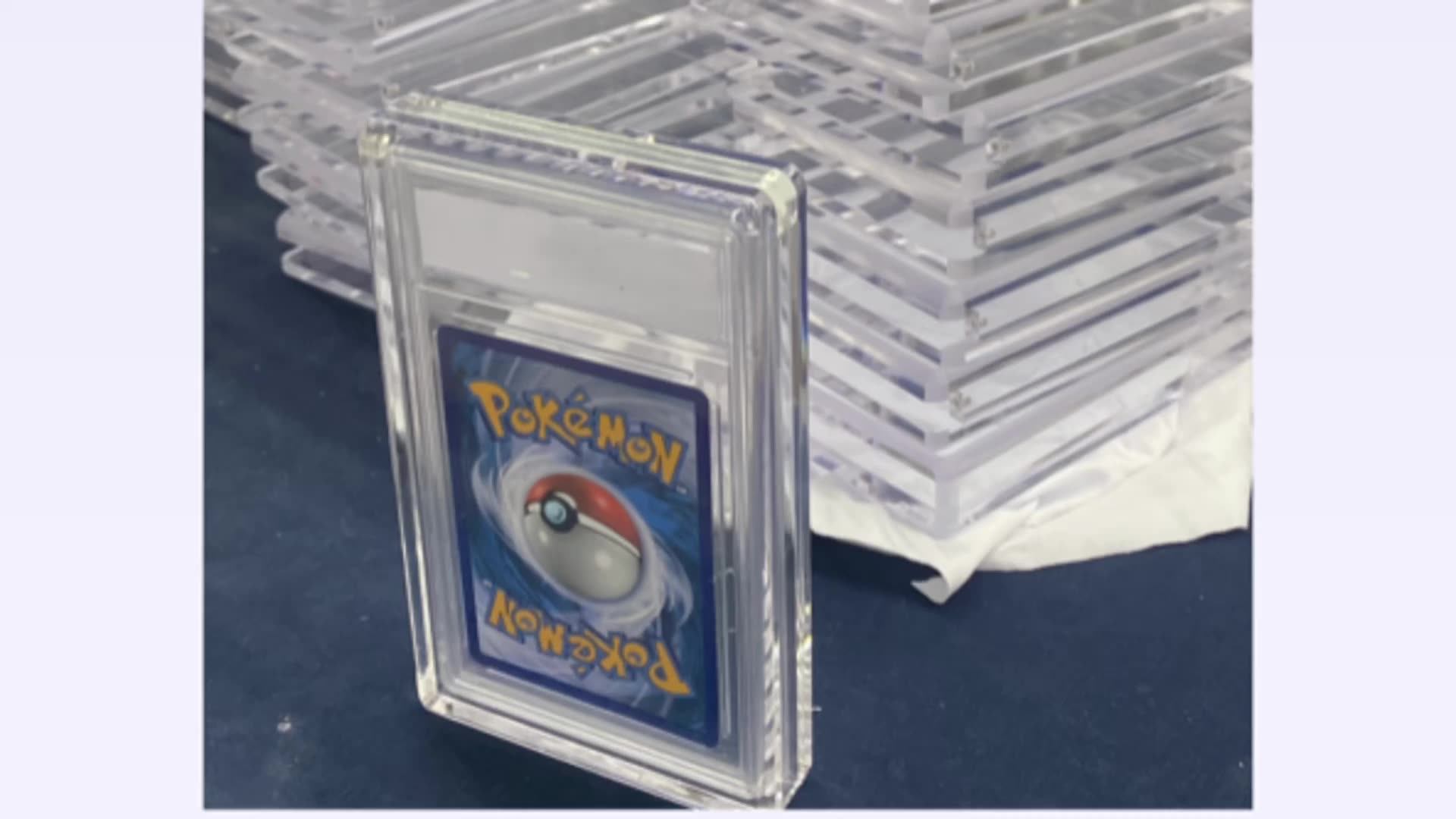Ultrasonic 35pt 55pt Acrylic Plastic Sports Graded Card Slab Trading ...