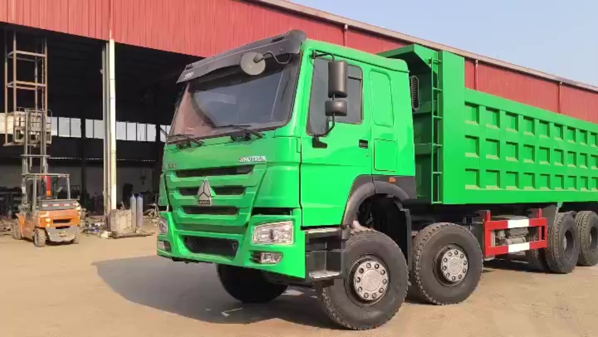Sino Howo 8x4 Dump Truck 12 Wheels Tipper Truck 40tons Mining Dump ...