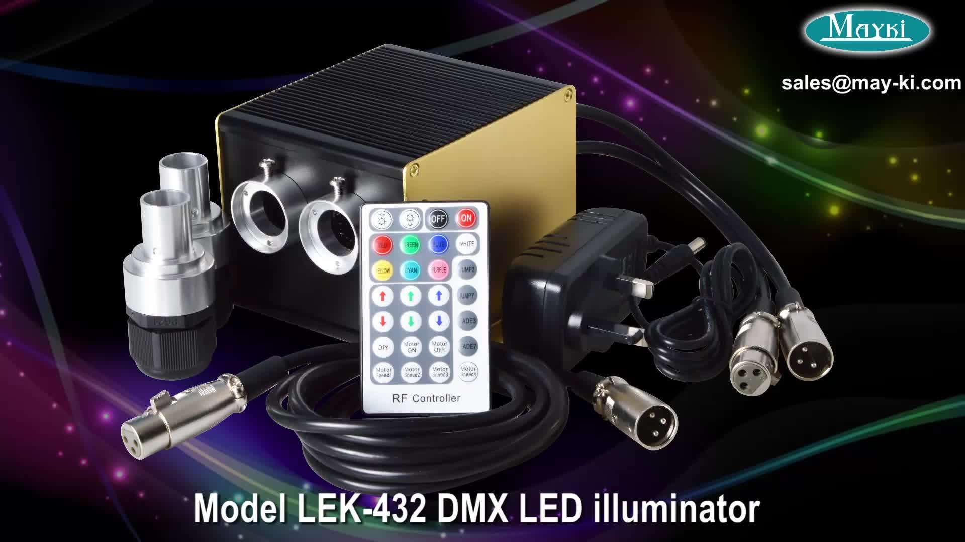 12v 24w Rgbw Dmx Led Fiber Optic Illuminator - Buy Dmx Led Fiber Optic ...