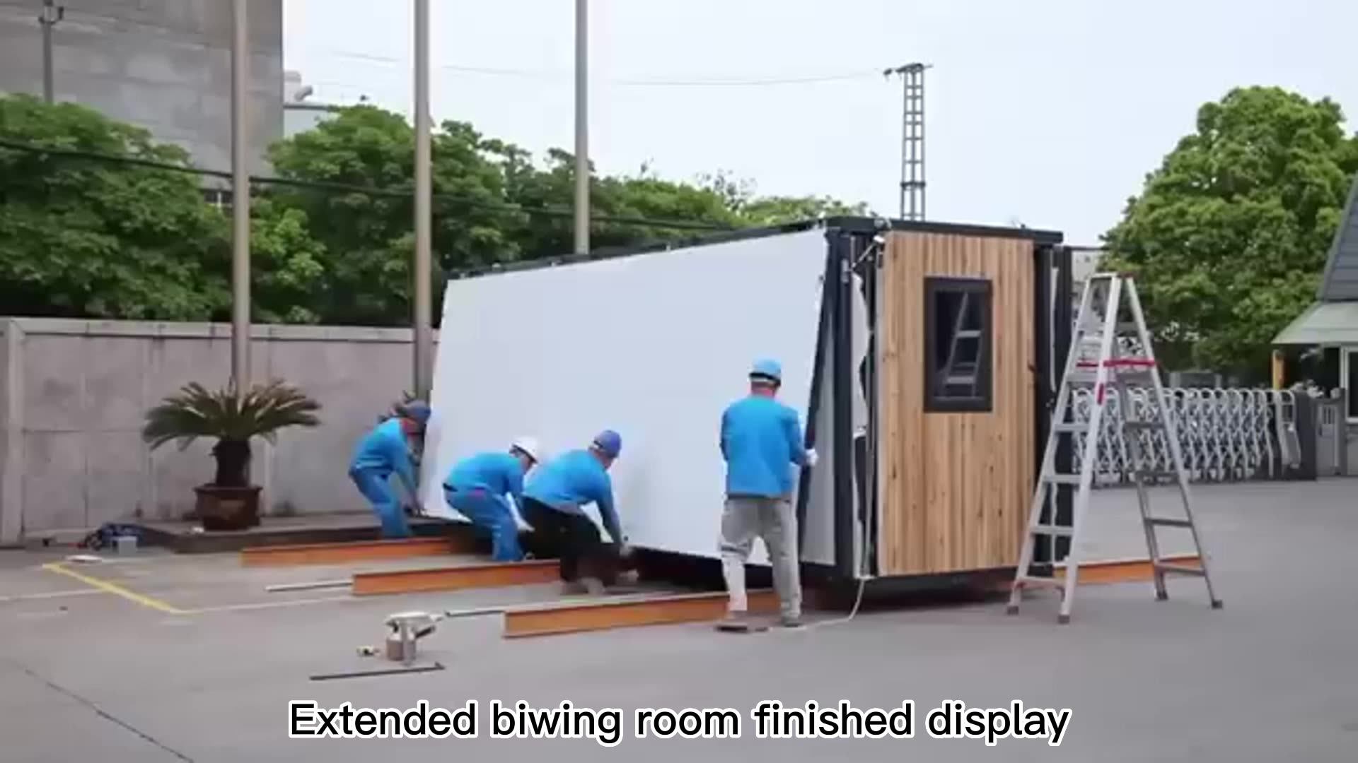 Cheap Light Steel Modular Prefab Glass Houses Expandable Container ...