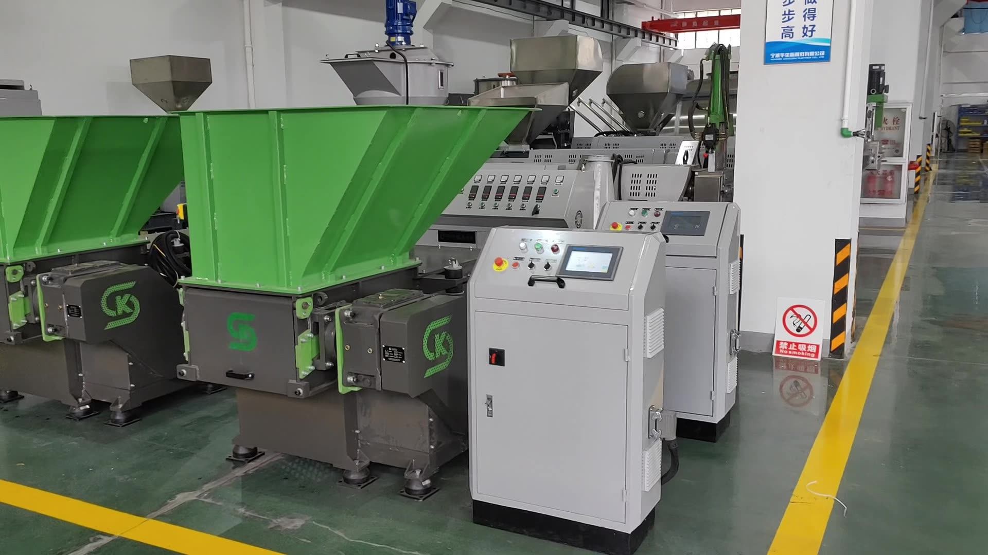 Lvhua Portable Waste Plastic Recycling Shredder Machine Fully Automatic ...