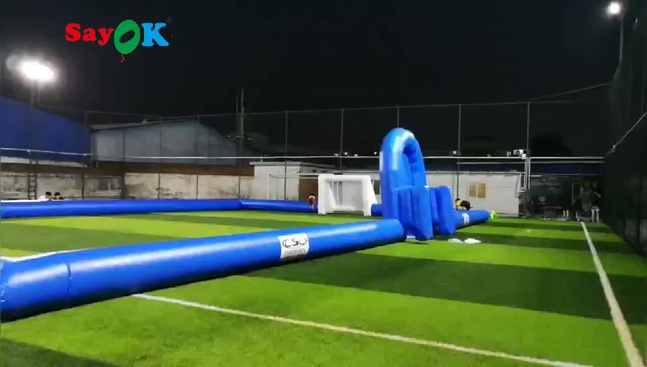 China Inflatable Game Inflatable Table Soccer Foosball Field For Sale ...