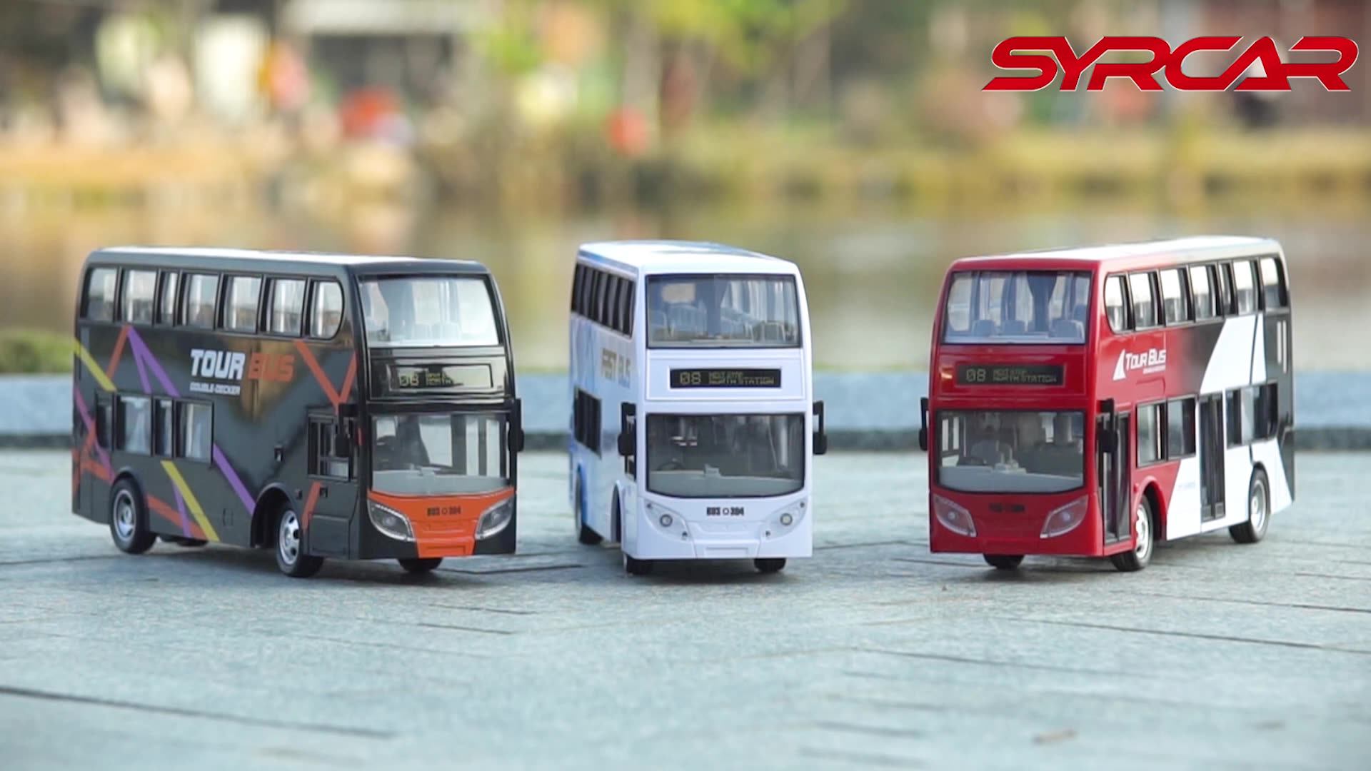 Bus Toy For Kids 2.4ghz 4 Channels Remote Control Toy Plastic Rc Bus ...