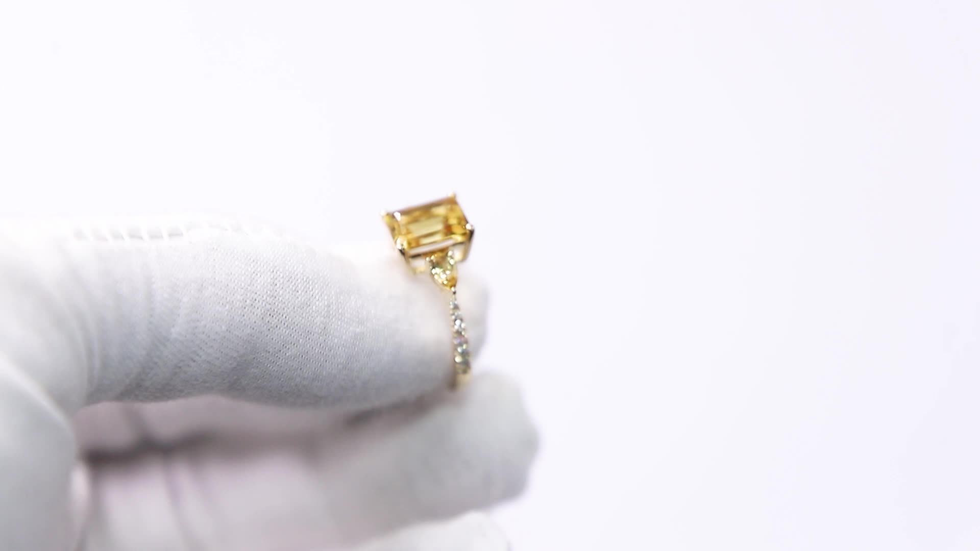 14k Real Solid Gold Large Gemstone 7x9mm 3.0ct Oct Octagon Cut Natural ...