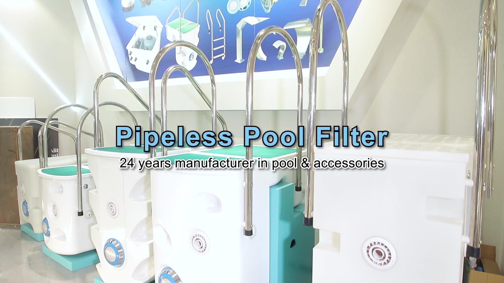 African Swimming Pool Integrated Filter System Wall Hung Pipeless ...