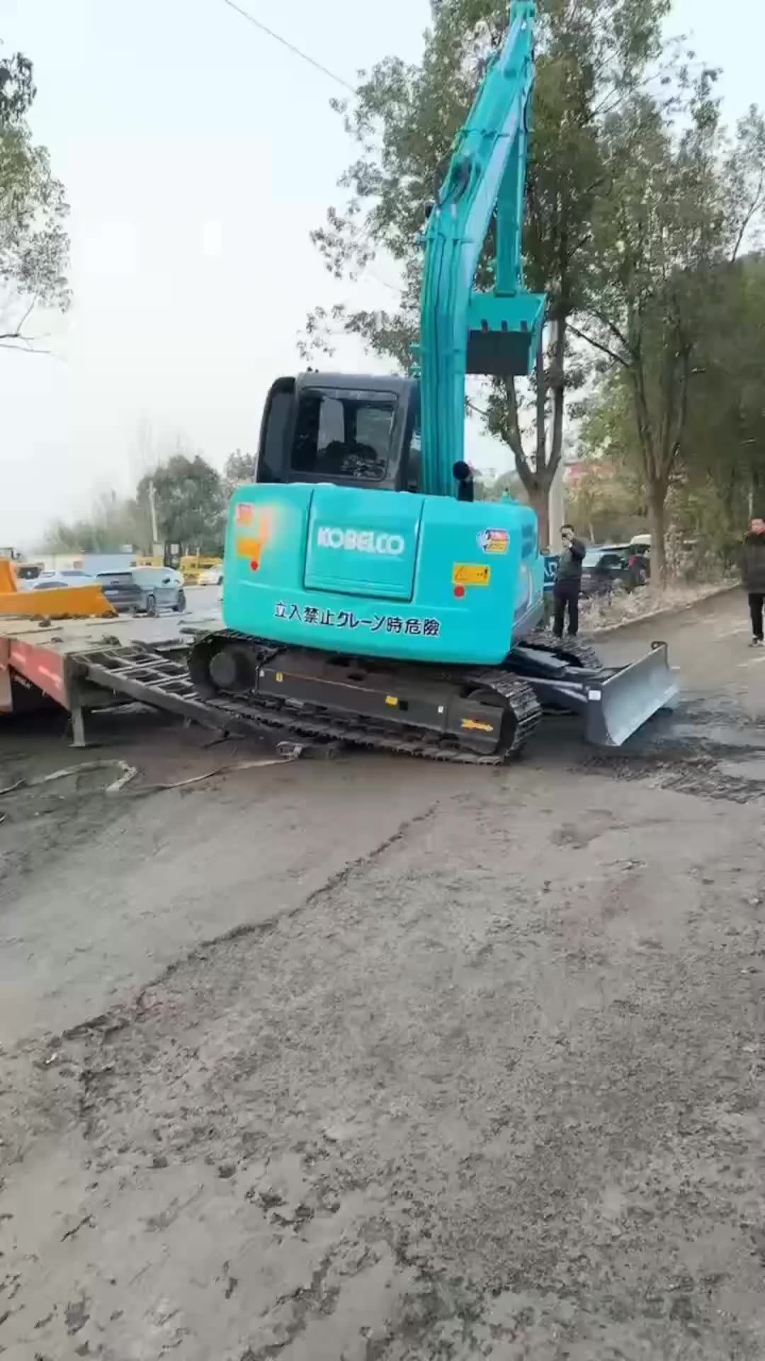 High-power Used Excavators Kobelco Sk70 With Hydraulic Transmission And ...