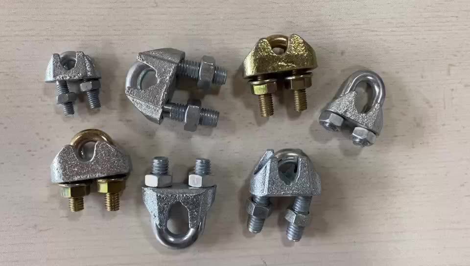 Steel Wire Rope Clip 10mm - Buy Steel Clips,Electrical Wire Clip,Spring ...