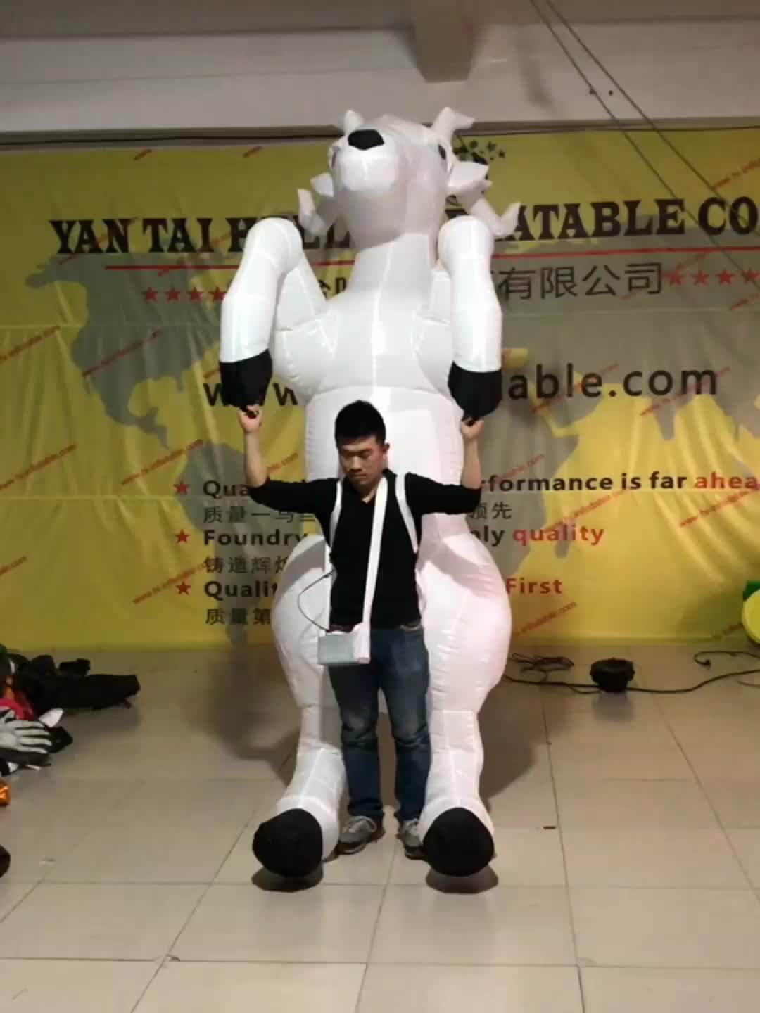 Funny Carnival Parade Decoration Waking Inflatable Reindeer Deer Mascot ...