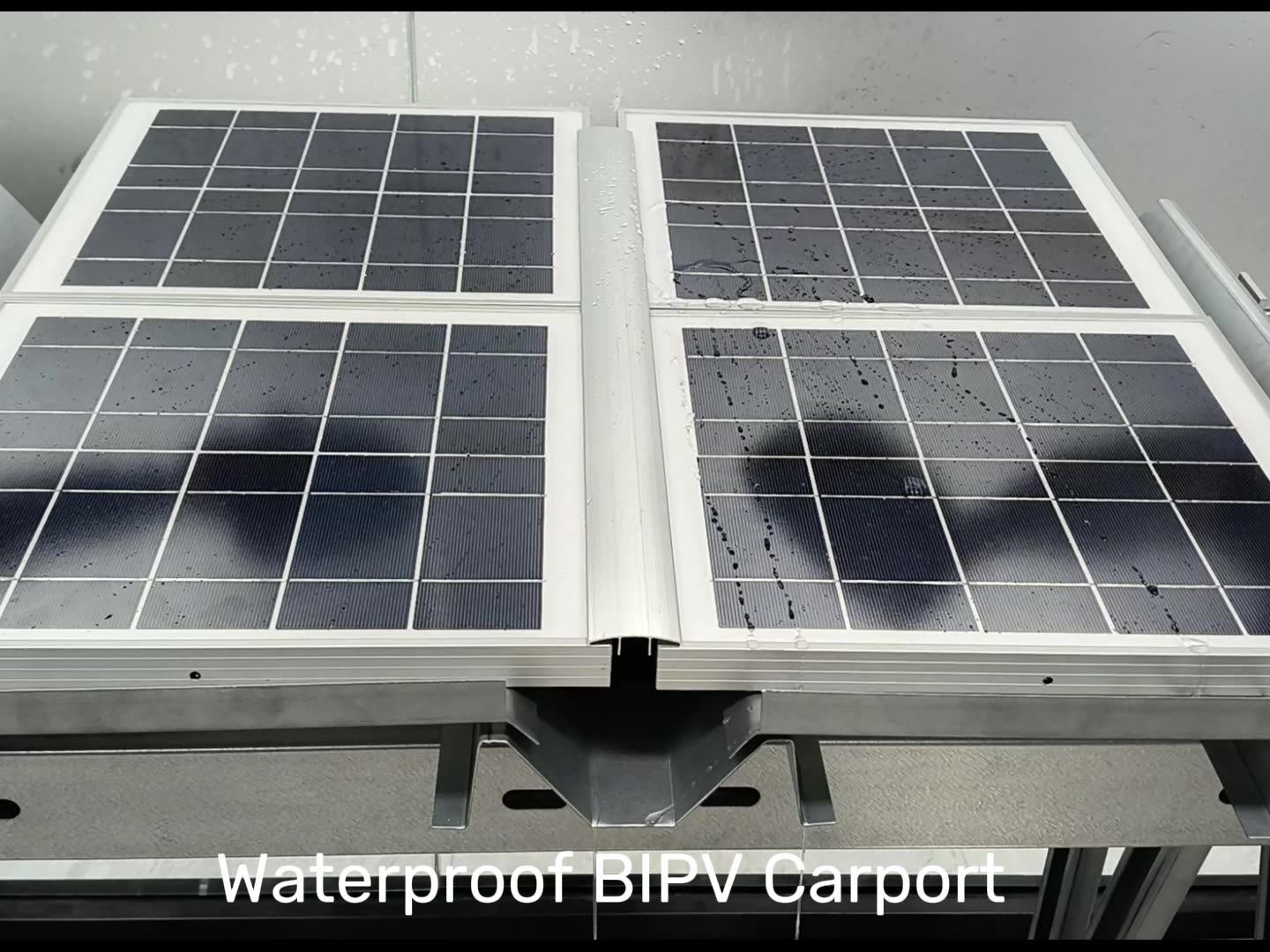 Bipv Waterproof Solar Carport Aluminum Profile Photovoltaic Solar Car ...