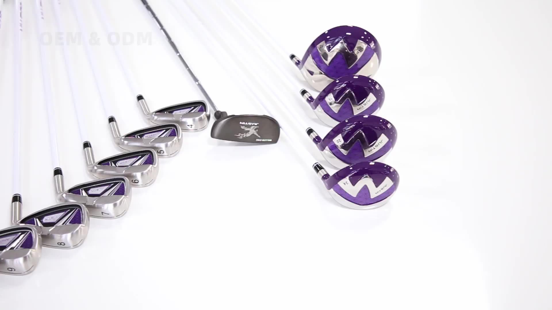 Women's Complete Golf Clubs Set Custom Logo Factory Direct with Full ...