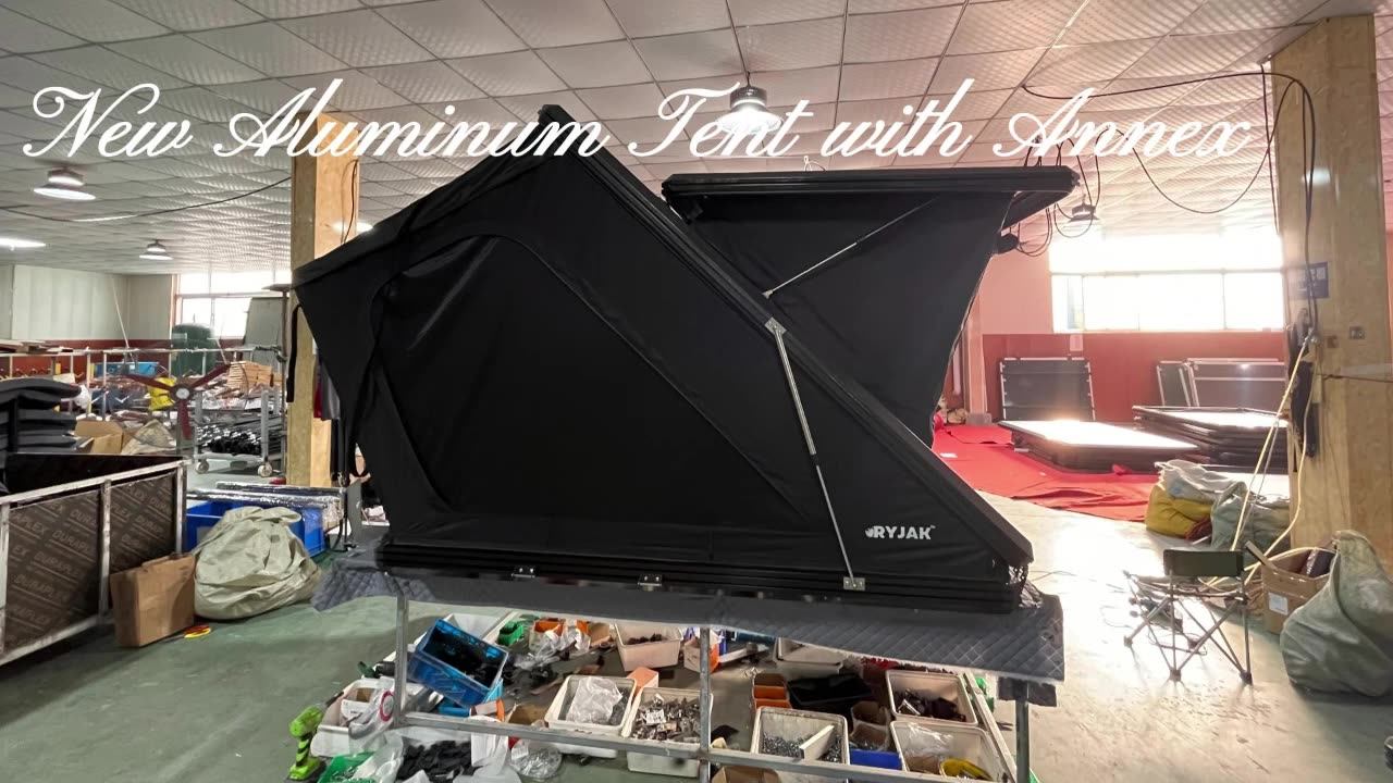 2023 New Styles Aluminum Triangular Open Skylight Car Rooftop Tent 2-3 ...