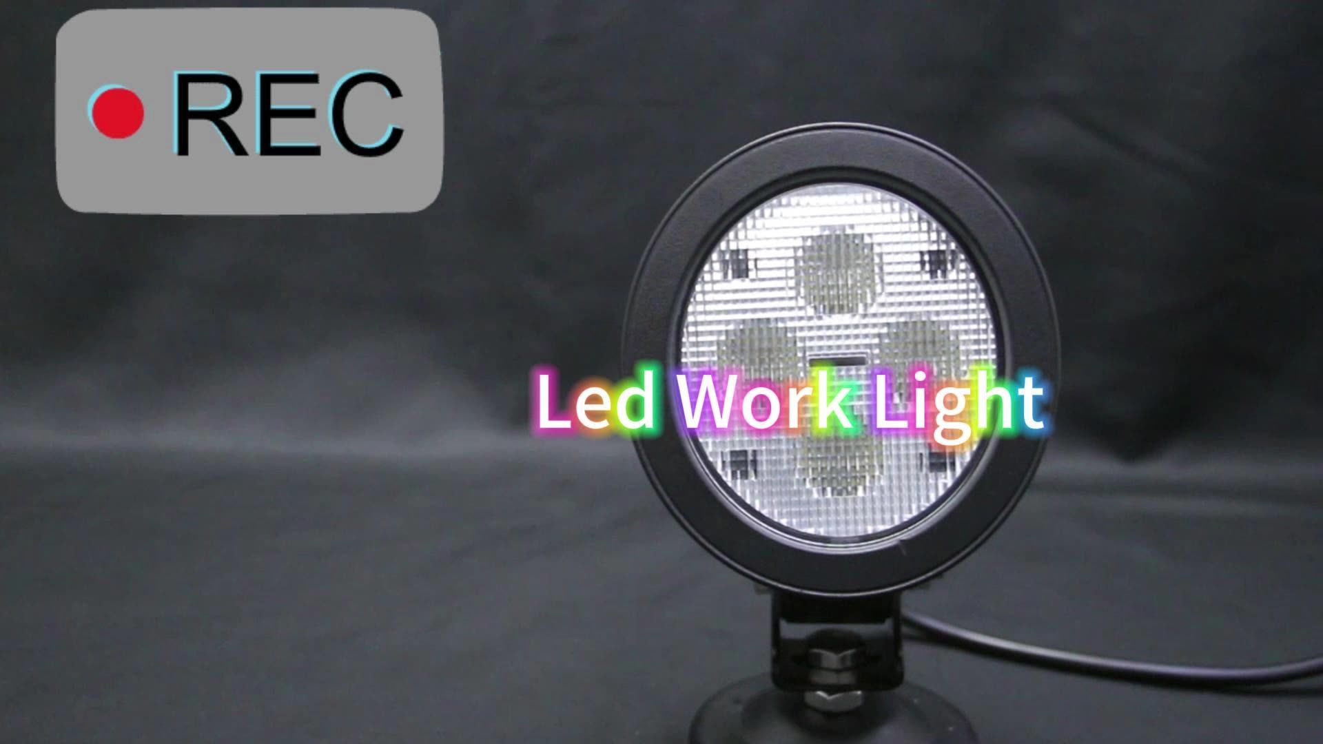 Ece R10 Flood Beam 40w Led Work Light Inner Led Headlight For Tractor 4 ...