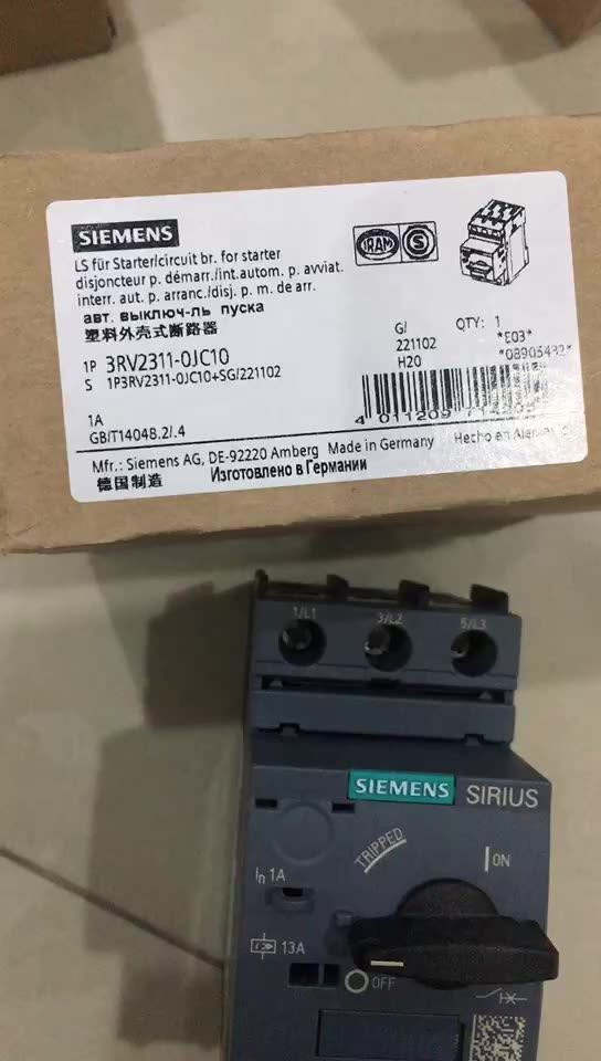 简单介绍SIEMENS西门子马达断路器3RV2011-1HA10-阿里巴巴