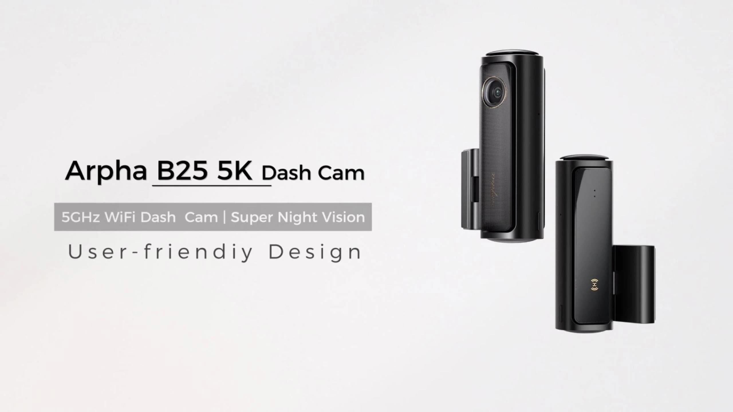 Arpha B25 Adas Smart Dash Cam 5k With Gps 5g Wifi Bluetooth Dasch Cam Car Video Recorder Dual ...