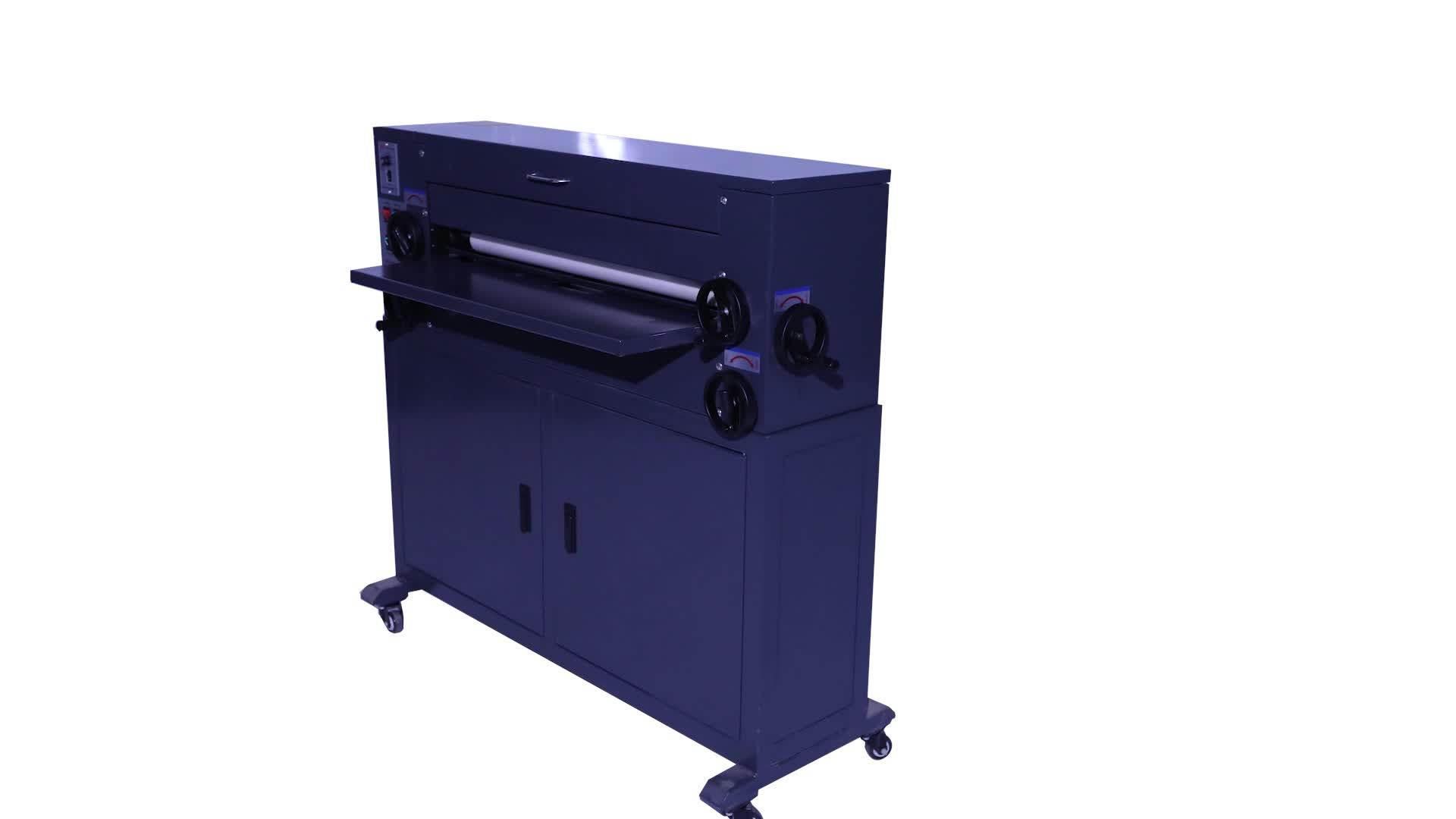 Double 100 Photo 650mm Textured Uv Lamination Machine Water-based ...