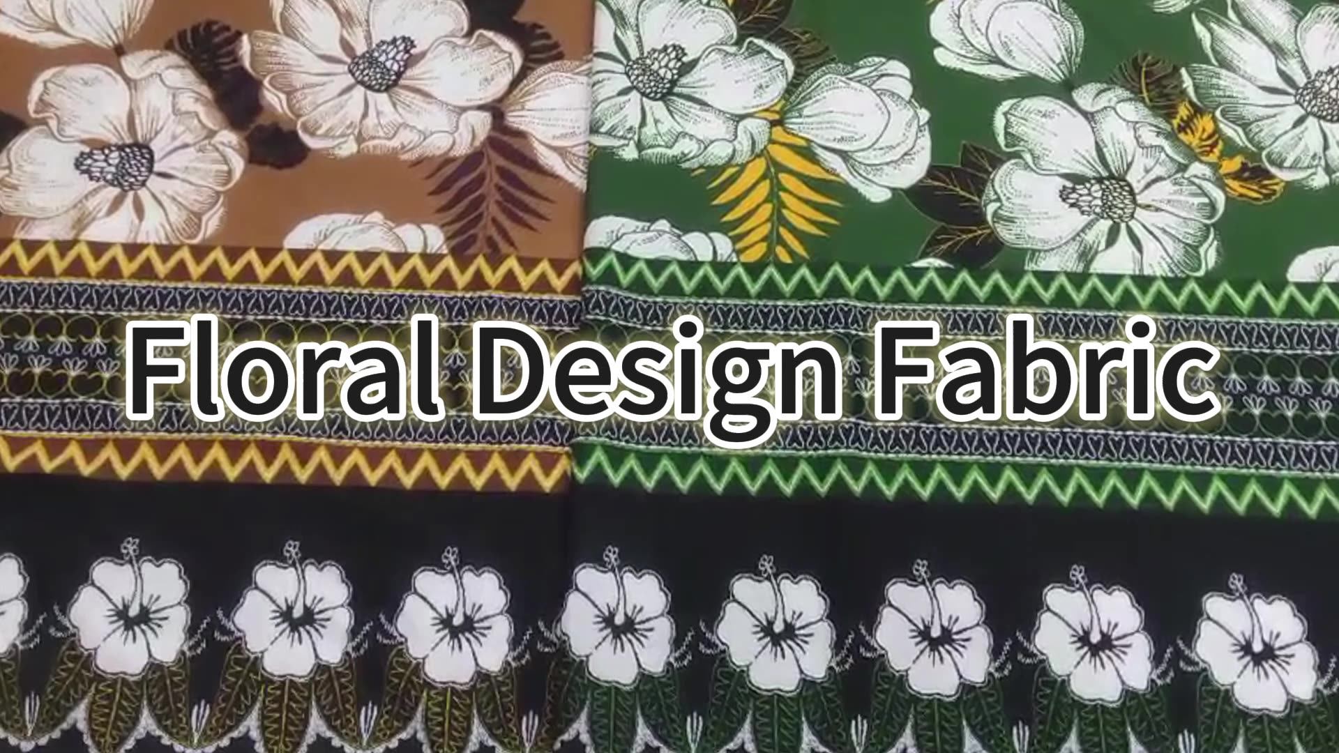 Factory Directly Sales Custom New Design Big Floral Plant-printed ...