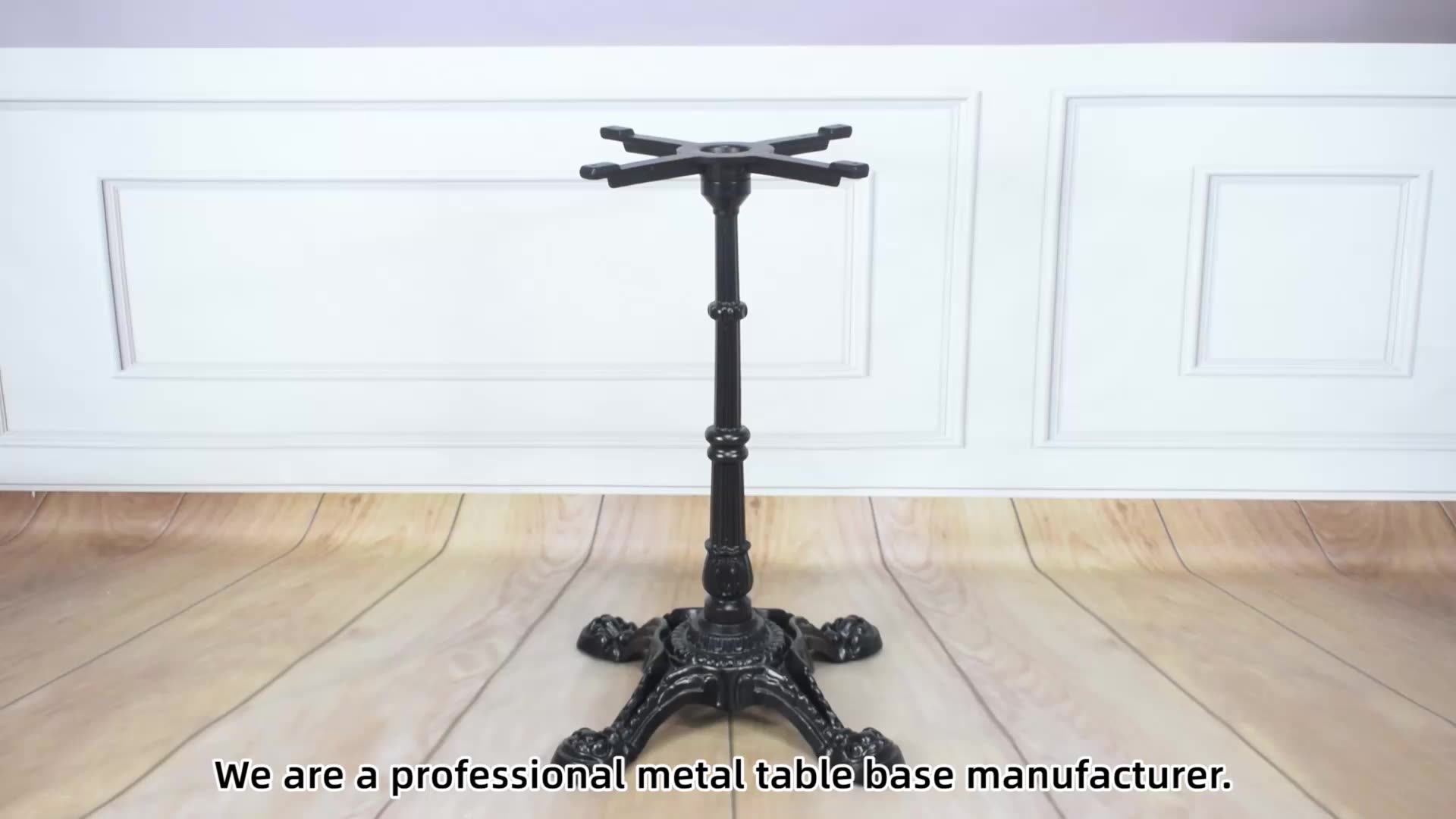 Commercial Furniture Antique Restaurant Table Legs Decorative Black ...