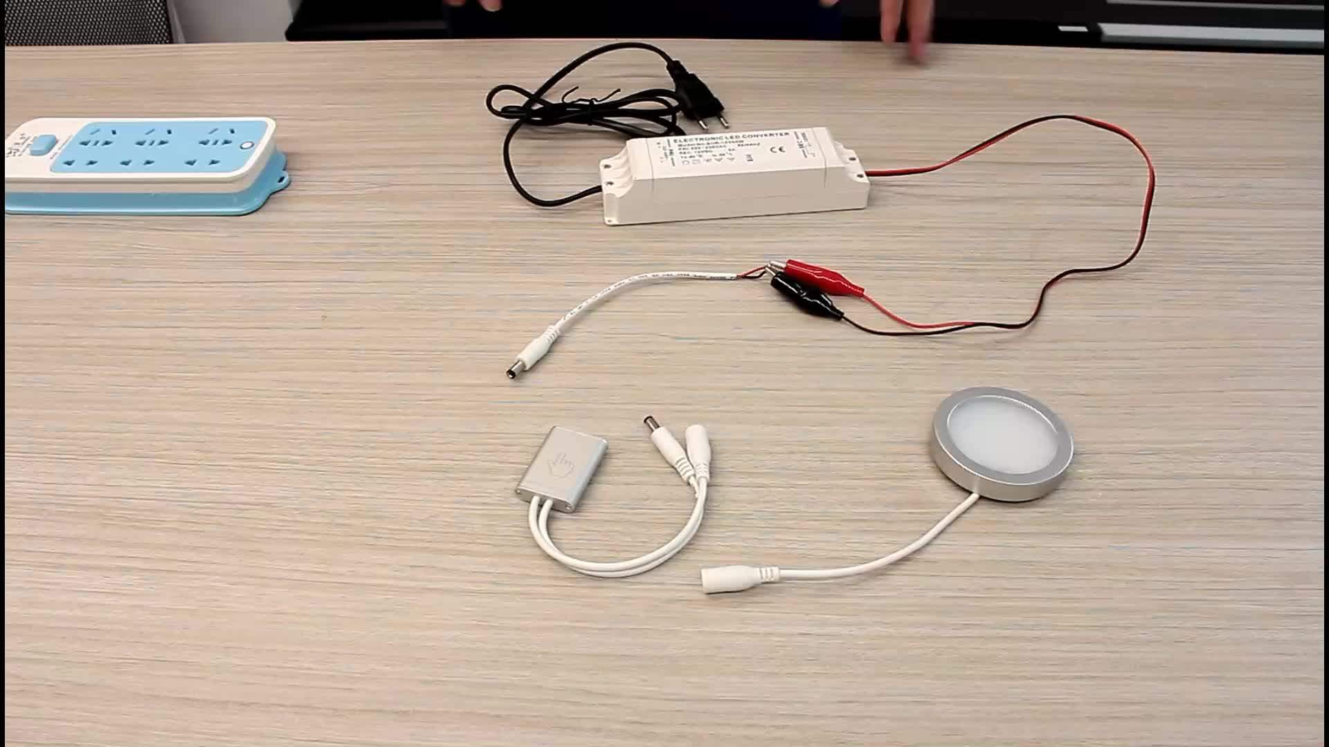 Td005 Touch Led Dimmer Switch Touch Controller For Led Strip Or Lamp Dc ...