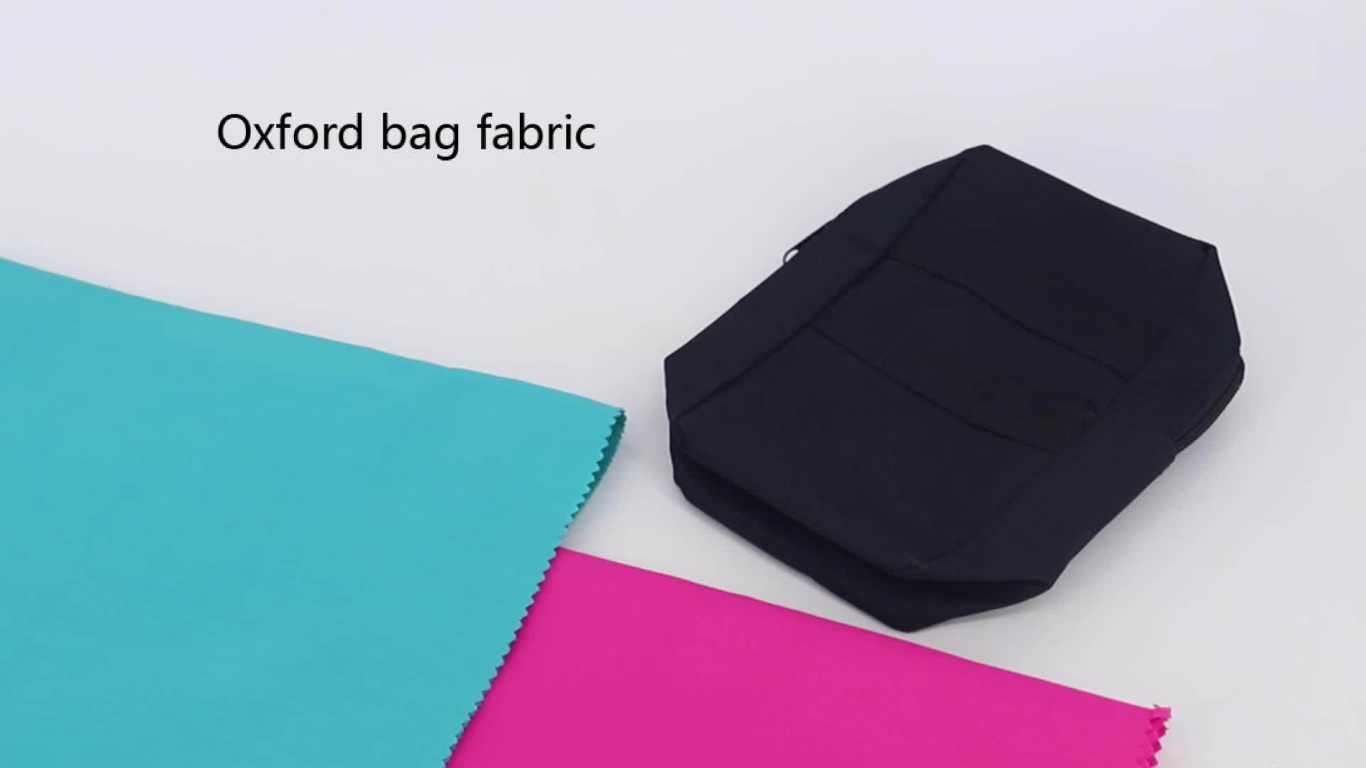 Pu Coated/210d Polyester Waterproof Oxford Fabric Colour Paste Coating ...