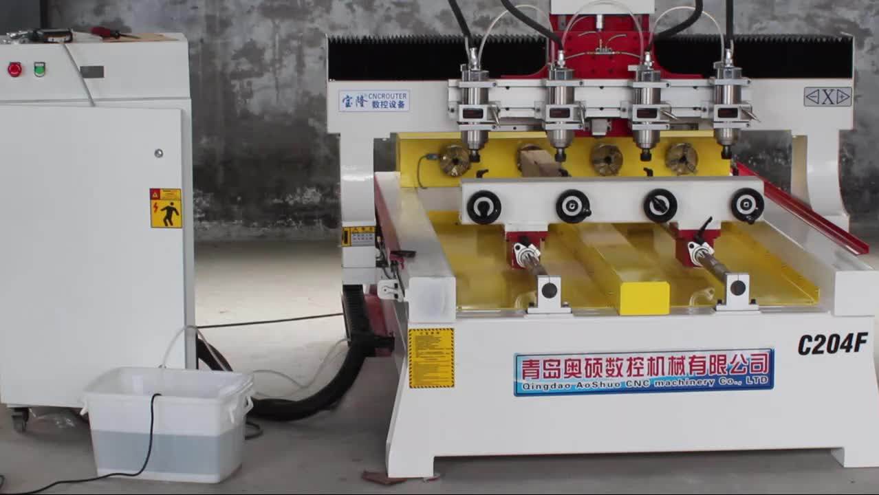 Engraving 4axis 8 Spindles Rotary 8head Spindle Cylinder Engraving ...