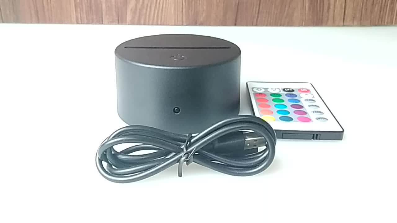 Love 3d Led Light Optical Illusion Lamp God Christian Jesus Christ 7 ...