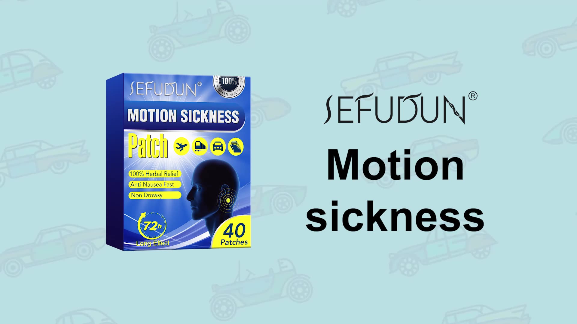 Chinese Herbal 40 Patches 72 Hours Long Lasting Anti Nausea Motion Sickness Patches For Kids ...