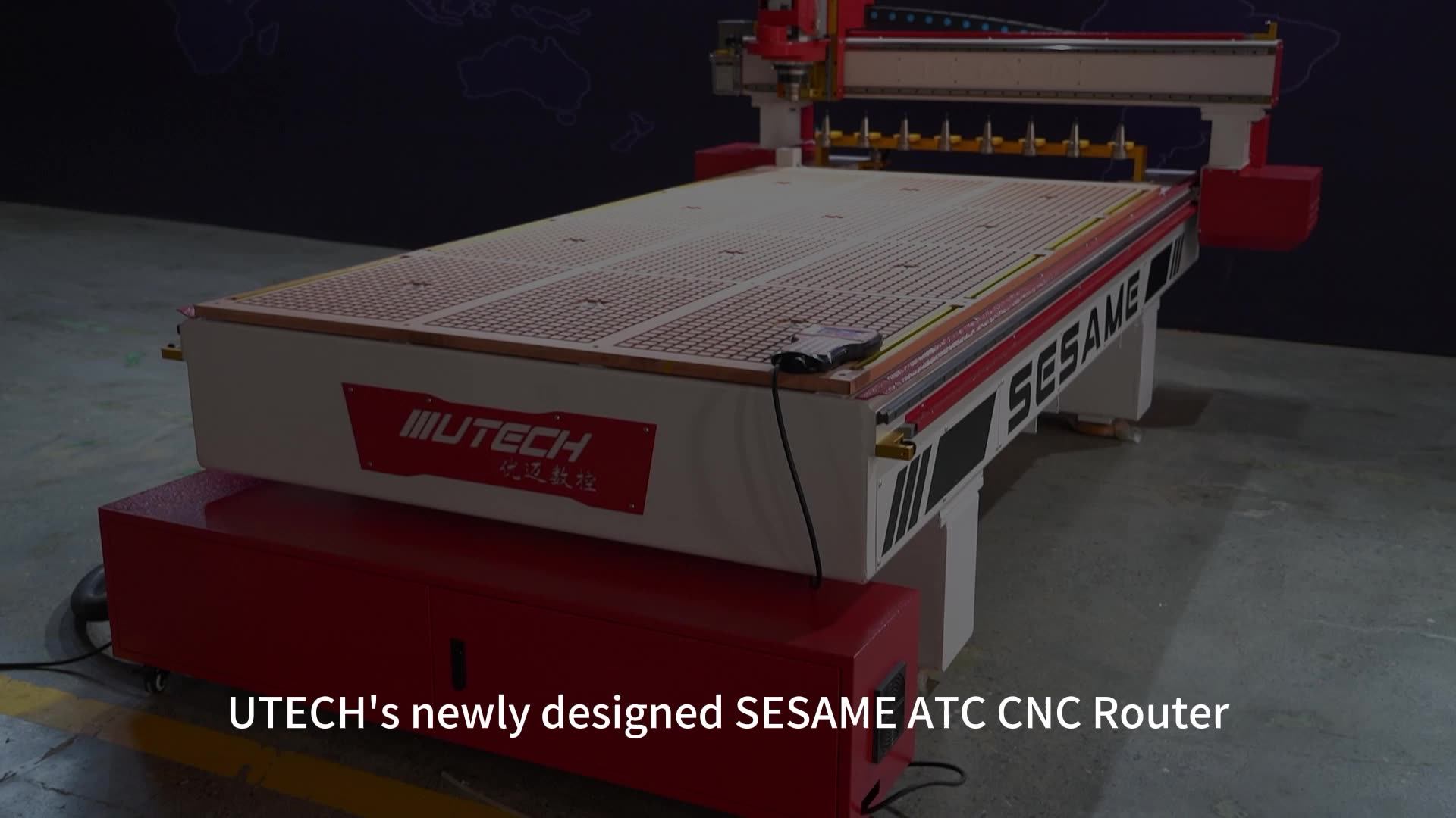 Factory Automatic Tool Changer Design 3d Wood Carving Cnc Router Auto ...